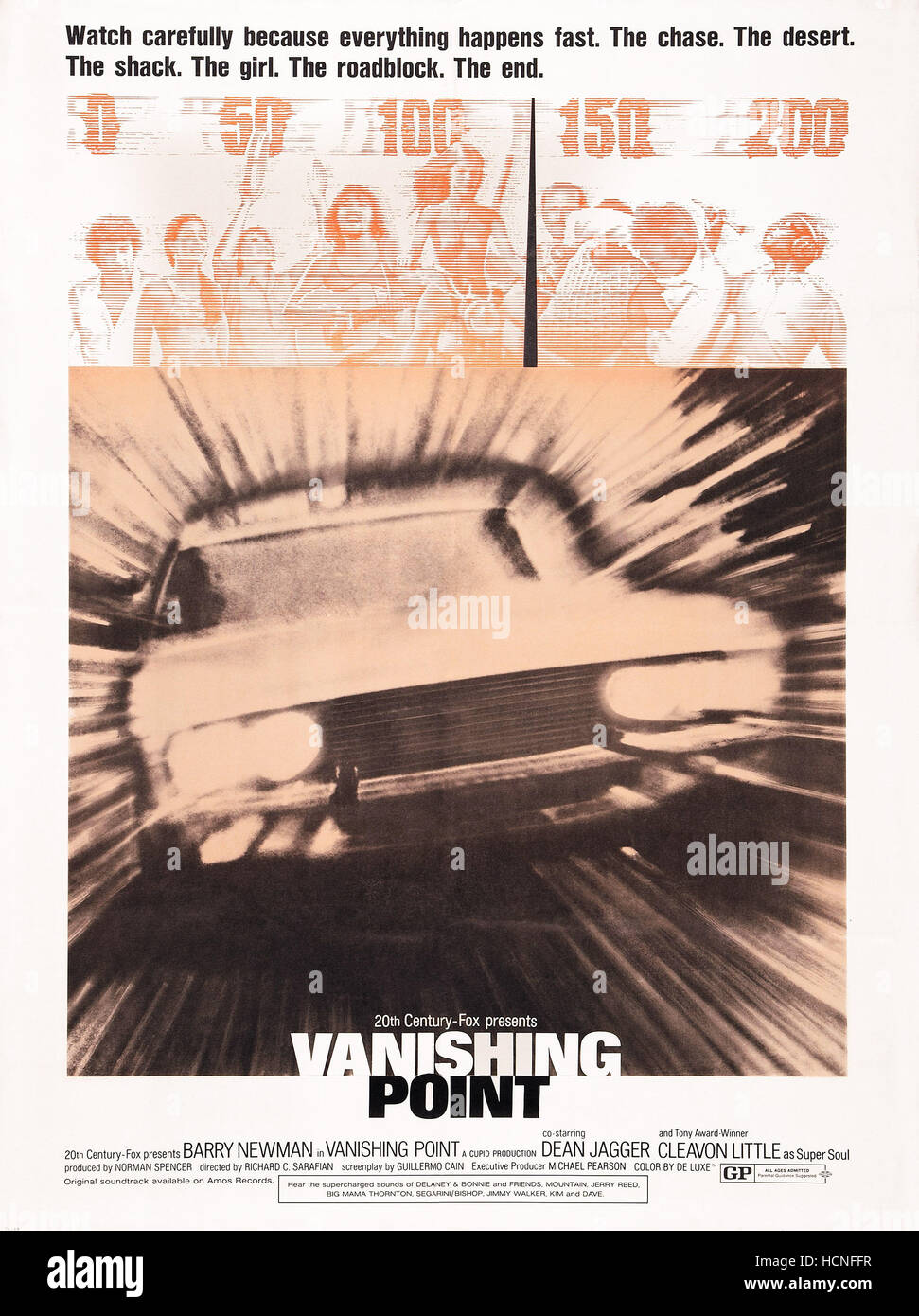 VANISHING POINT, US poster art, 1971. TM & Copyright ©20th Century Fox ...