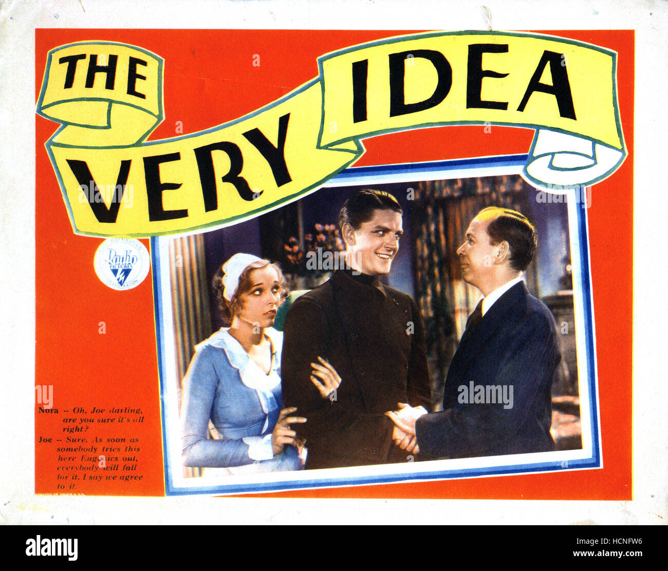 THE VERY IDEA, US lobbycard, from left: Sally Blane, Hugh Trevor, Frank ...