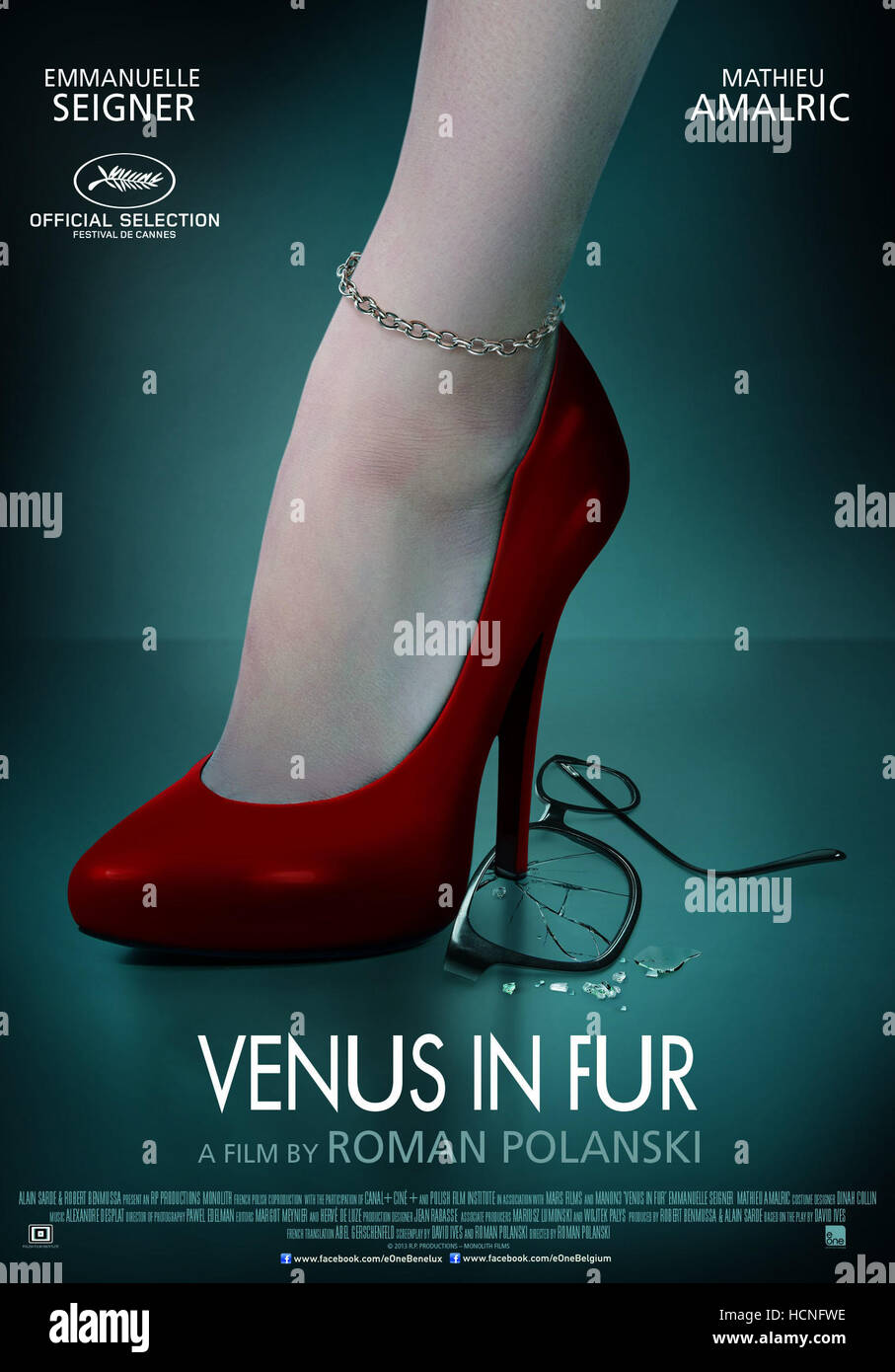 VENUS IN FUR, (aka LA VENUS A LA FOURRURE), Belgian poster art, 2013 ...
