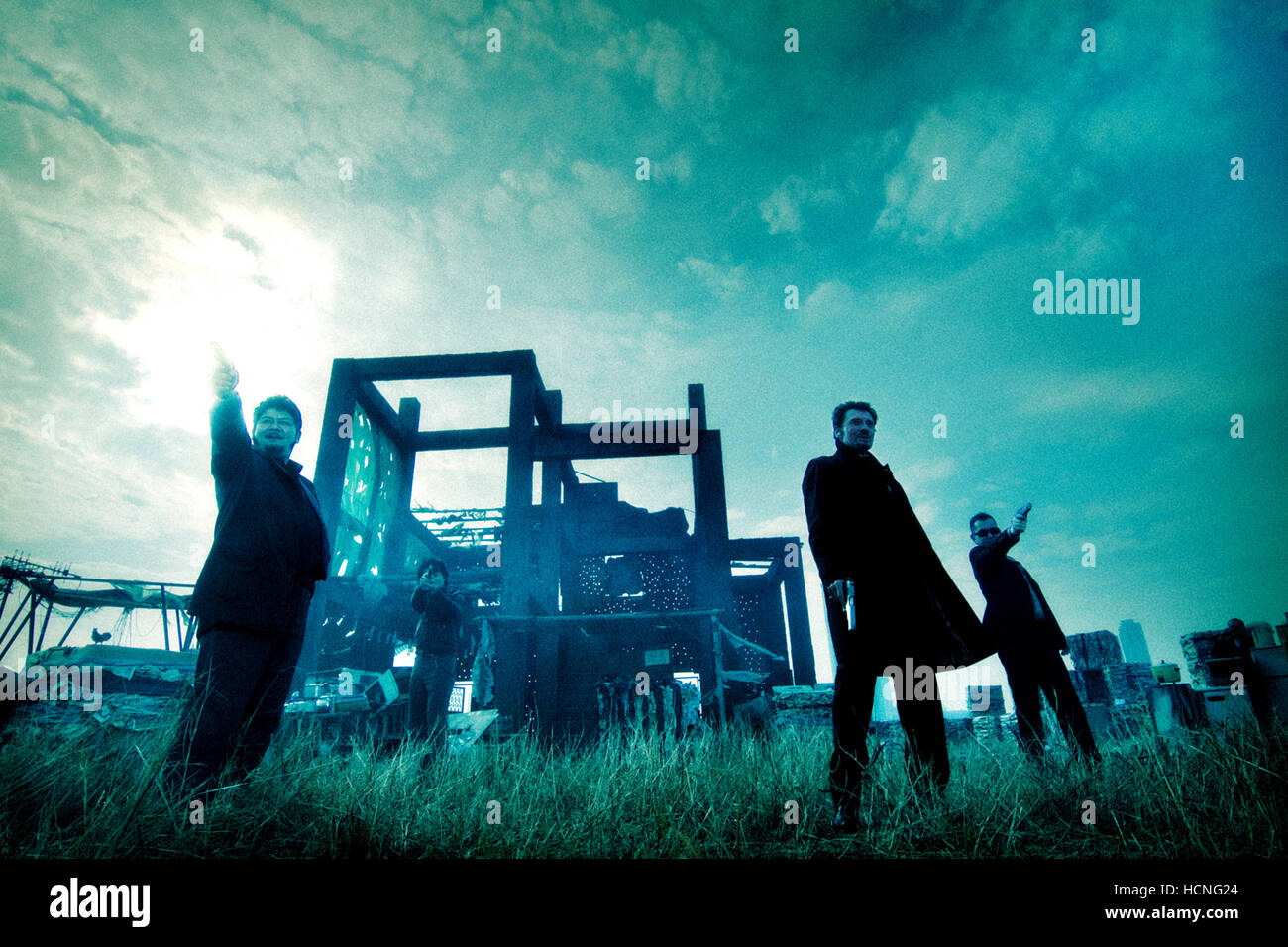 VENGEANCE, (aka FU CHOU, aka FUK SAU), Johnny Hallyday (second from ...