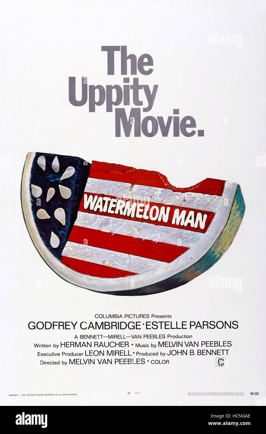 WATERMELON MAN, US poster, 1970 Stock Photo - Alamy