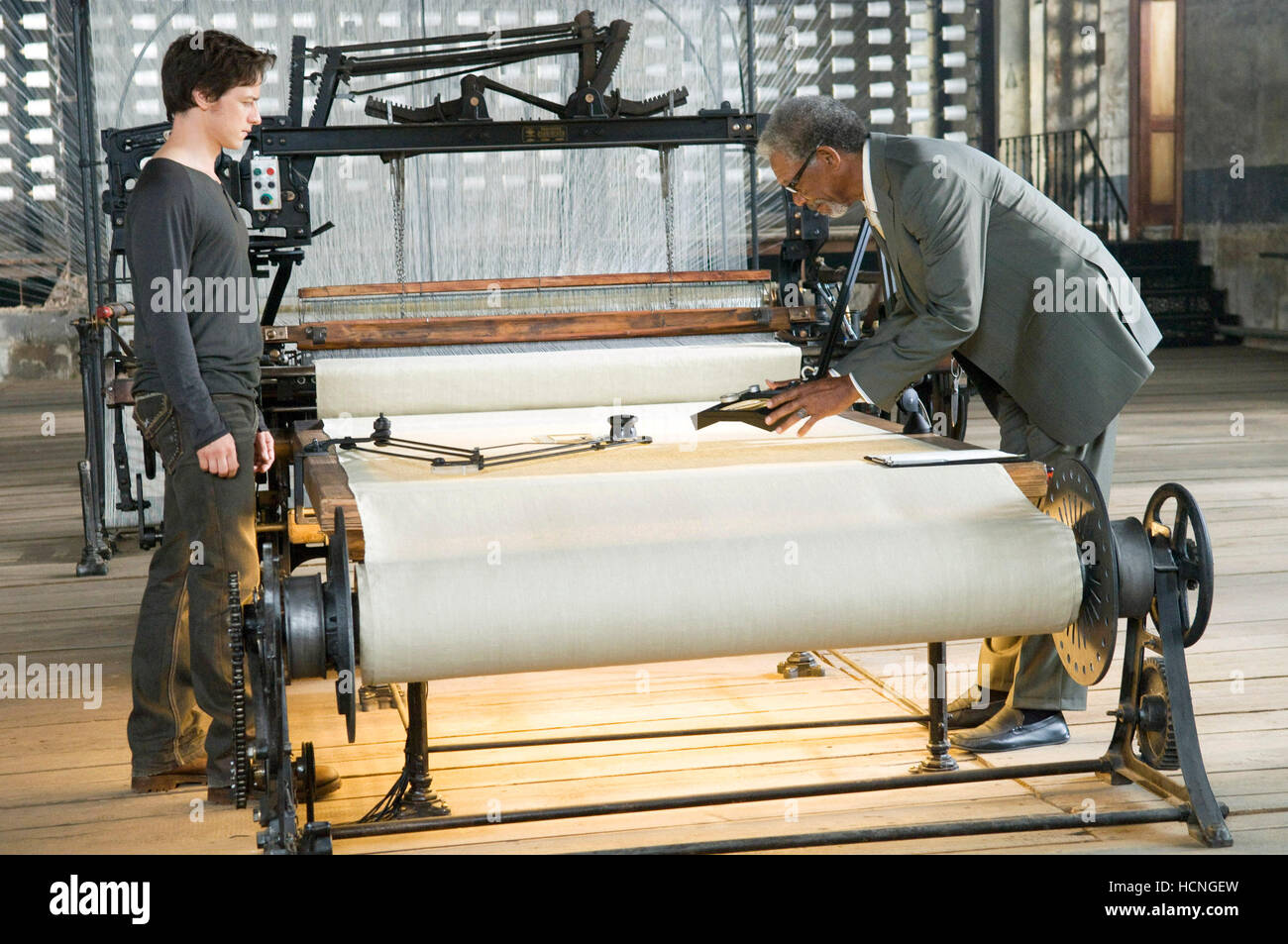 WANTED, from left: James McAvoy, Morgan Freeman, 2008. ©Universal ...