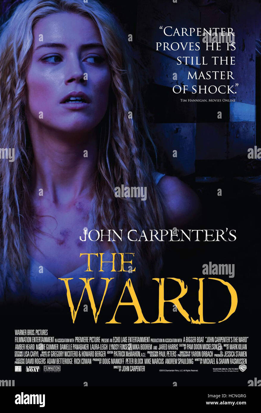 THE WARD, Amber Heard on British poster art, 2010, ©ARC Entertainment ...