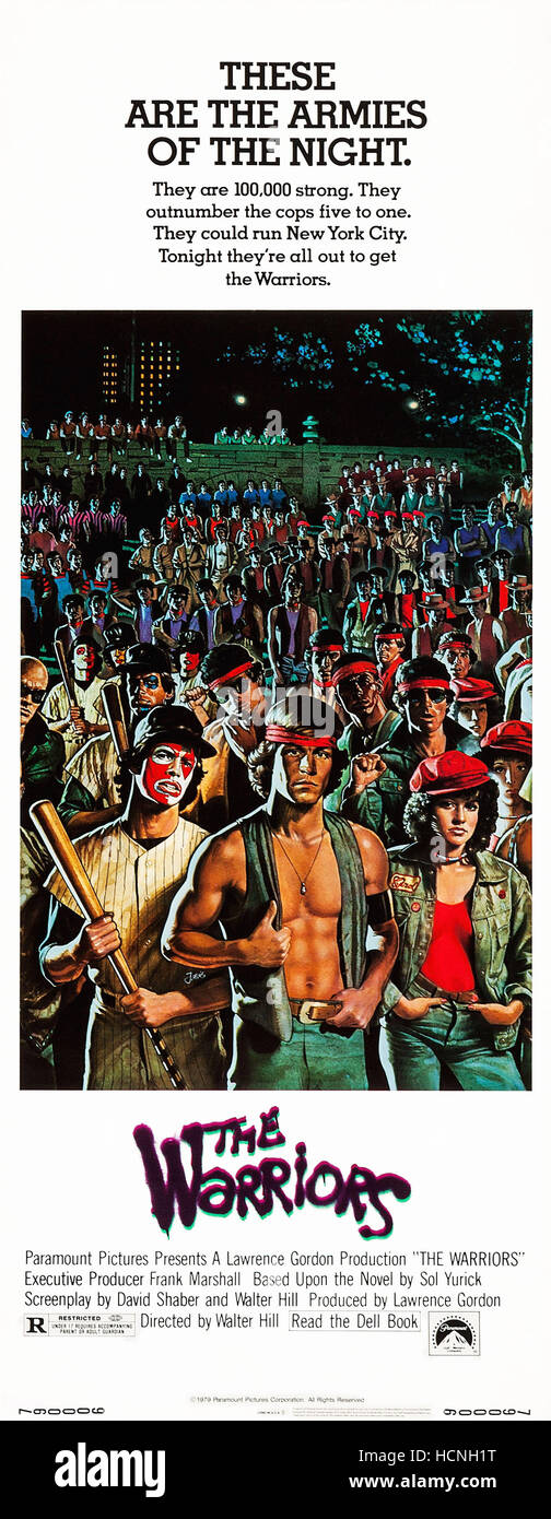 THE WARRIORS, l-r: Jerry Hewitt, Michael Beck on poster art, 1979 ...