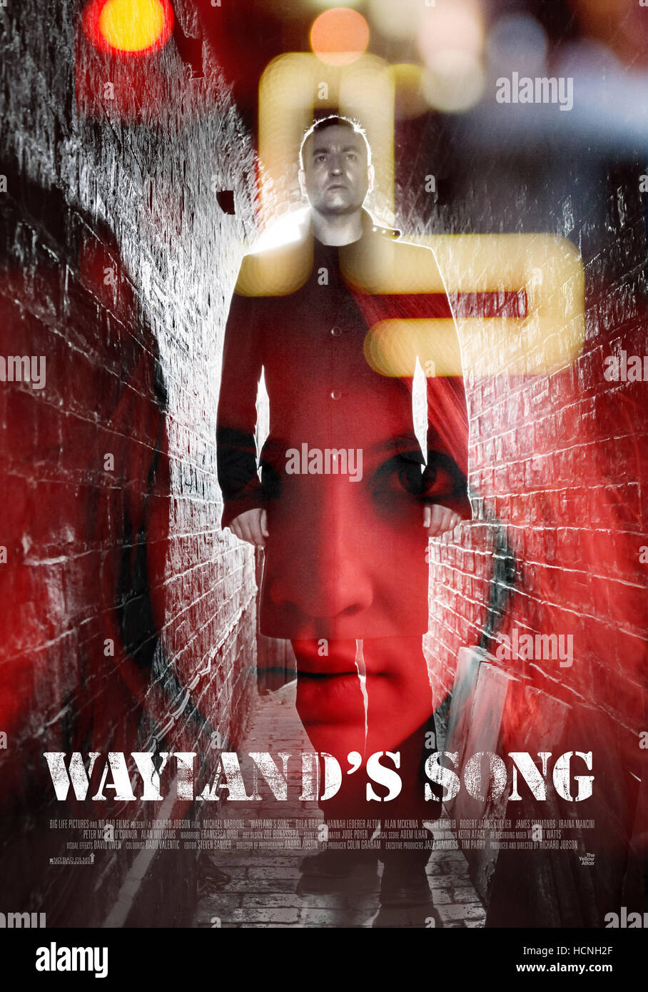 WAYLAND'S SONG, poster art, Michael Nardone, 2013 Stock Photo - Alamy