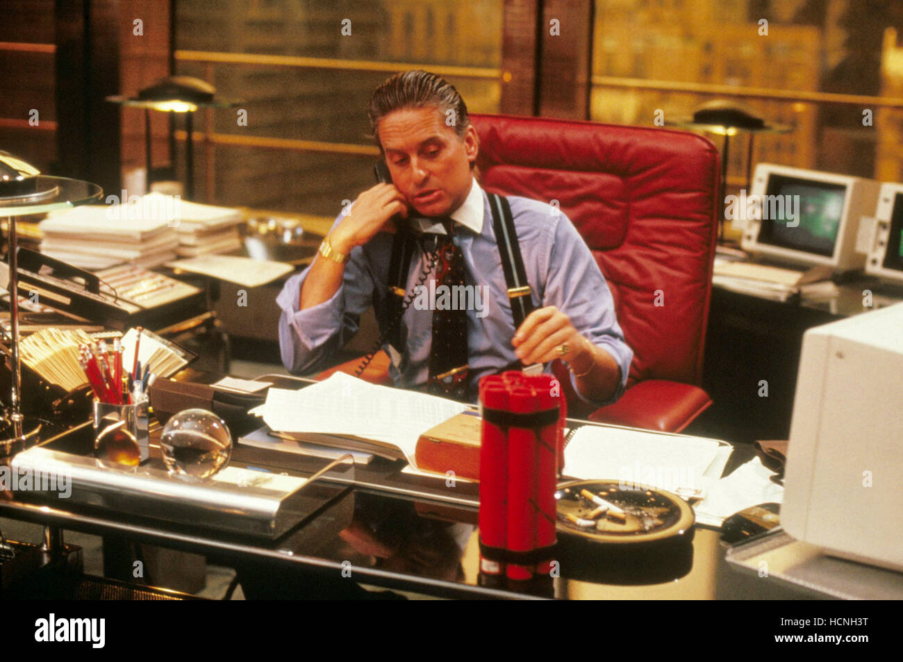 WALL STREET, Michael Douglas, 1987, TM & Copyright (c) 20th Century Fox ...