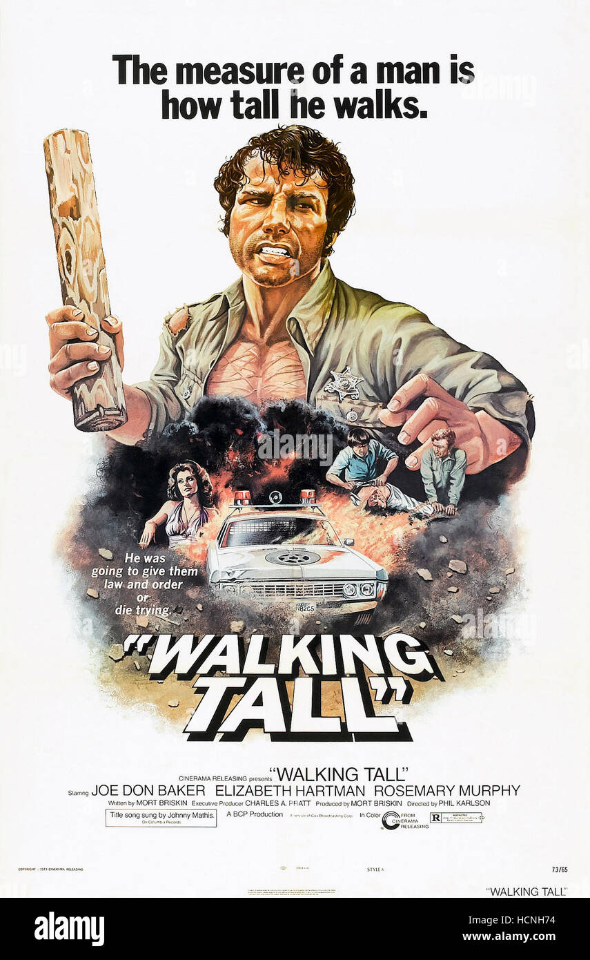 WALKING TALL, US poster, Joe Don Baker, 1973 Stock Photo - Alamy