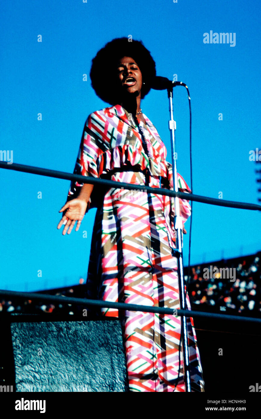 WATTSTAX, Carla Thomas, 1973 Stock Photo - Alamy