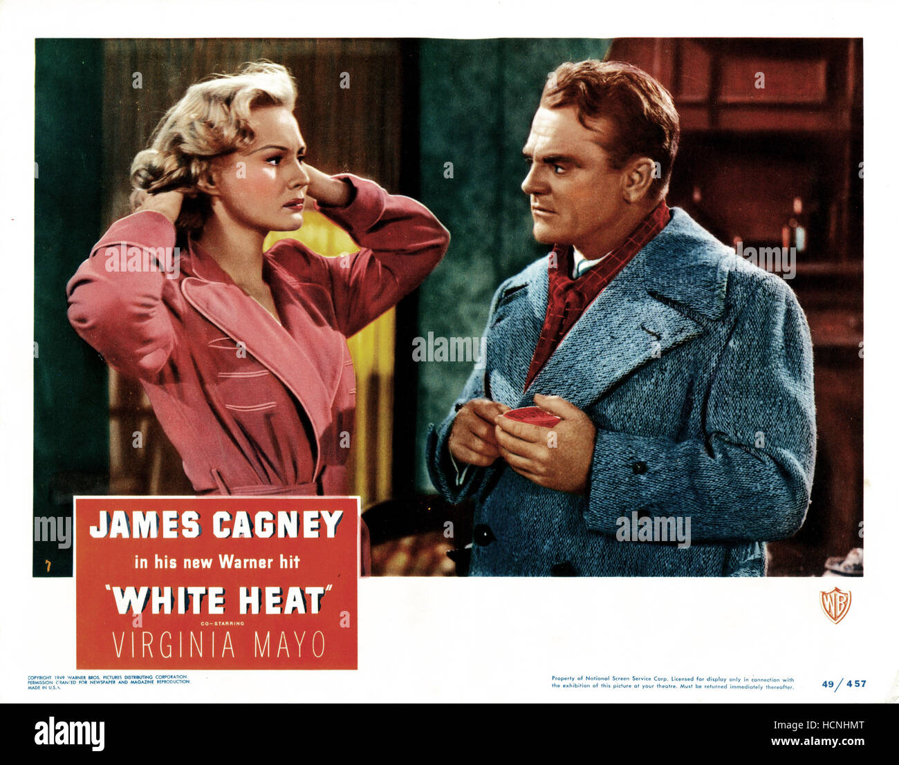 WHITE HEAT, from left, Virginia Mayo, James Cagney, 1949 Stock Photo ...