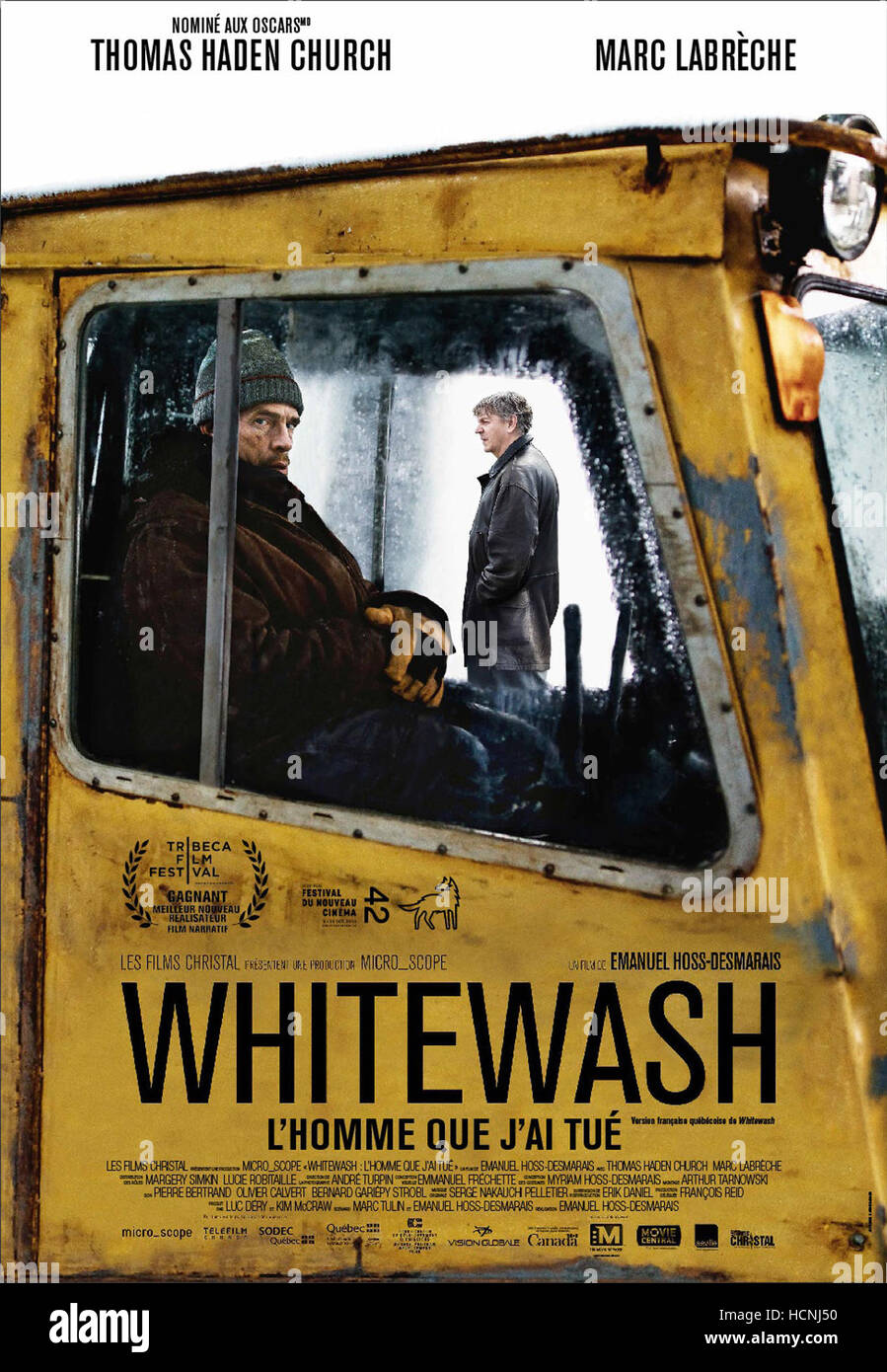 WHITEWASH, Canadian poster art in French, from left: Thomas Haden ...