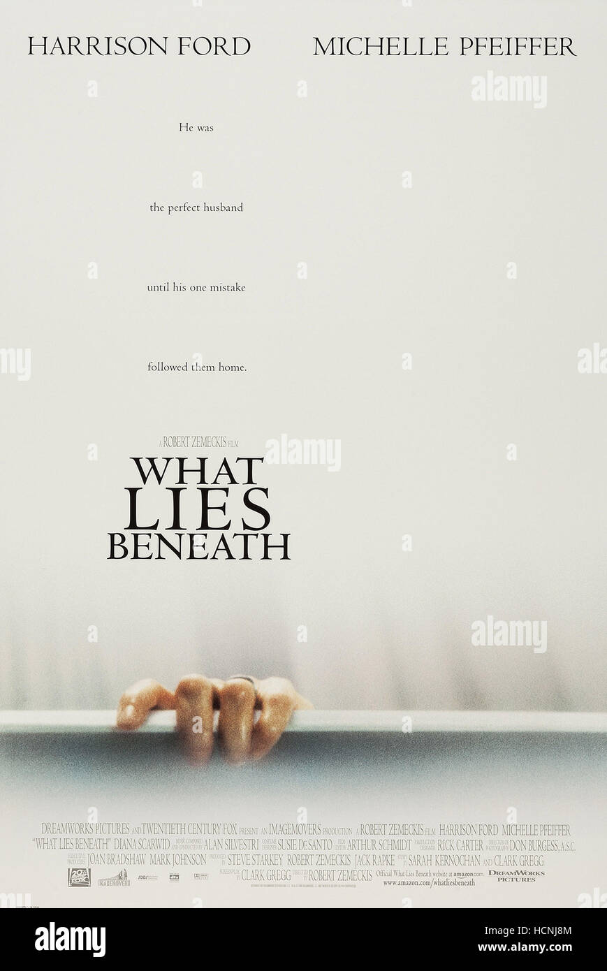 WHAT LIES BENEATH, US poster art, 2000. ©DreamWorks/Courtesy Everett ...