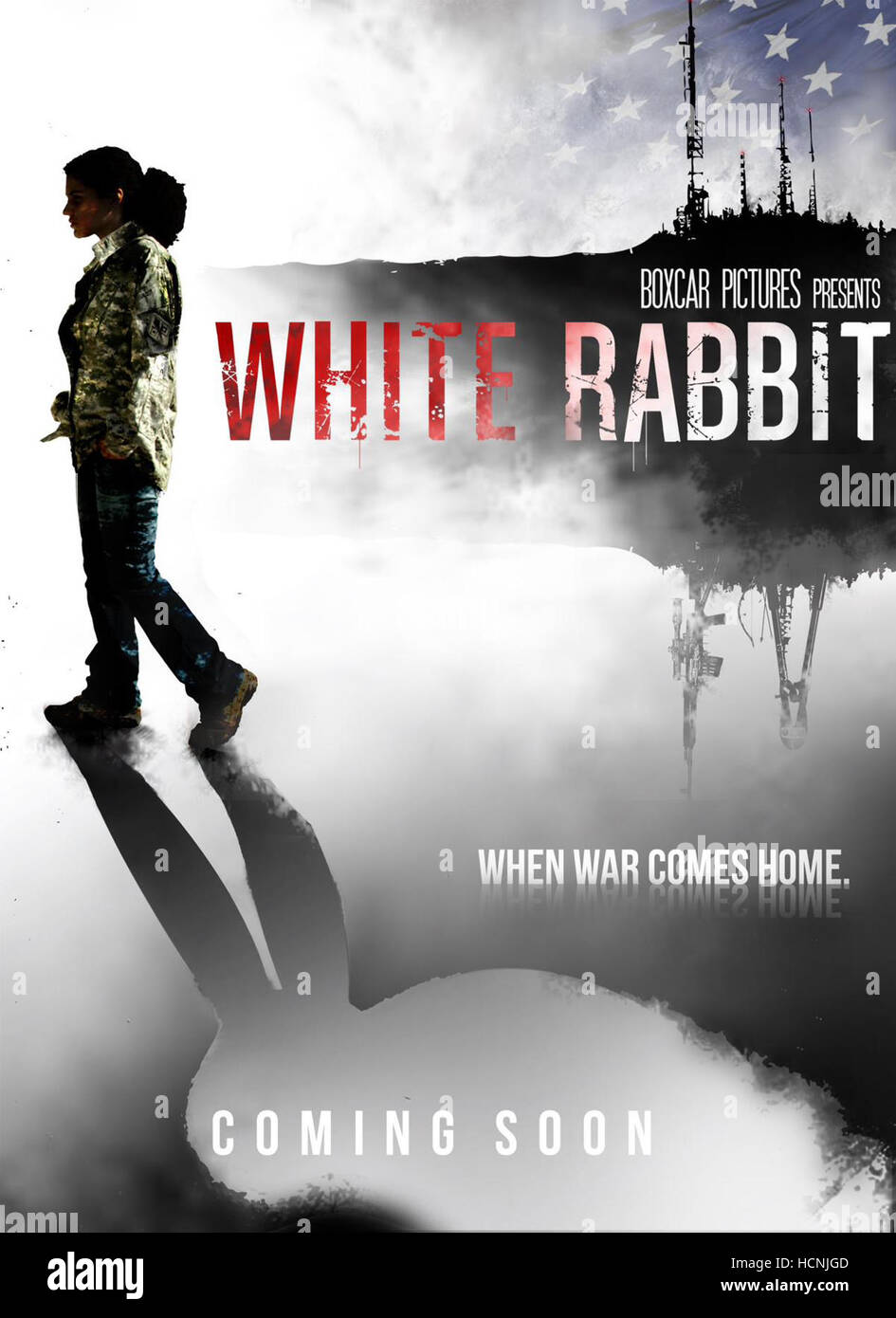 WHITE RABBIT, US poster, 2015 Stock Photo - Alamy