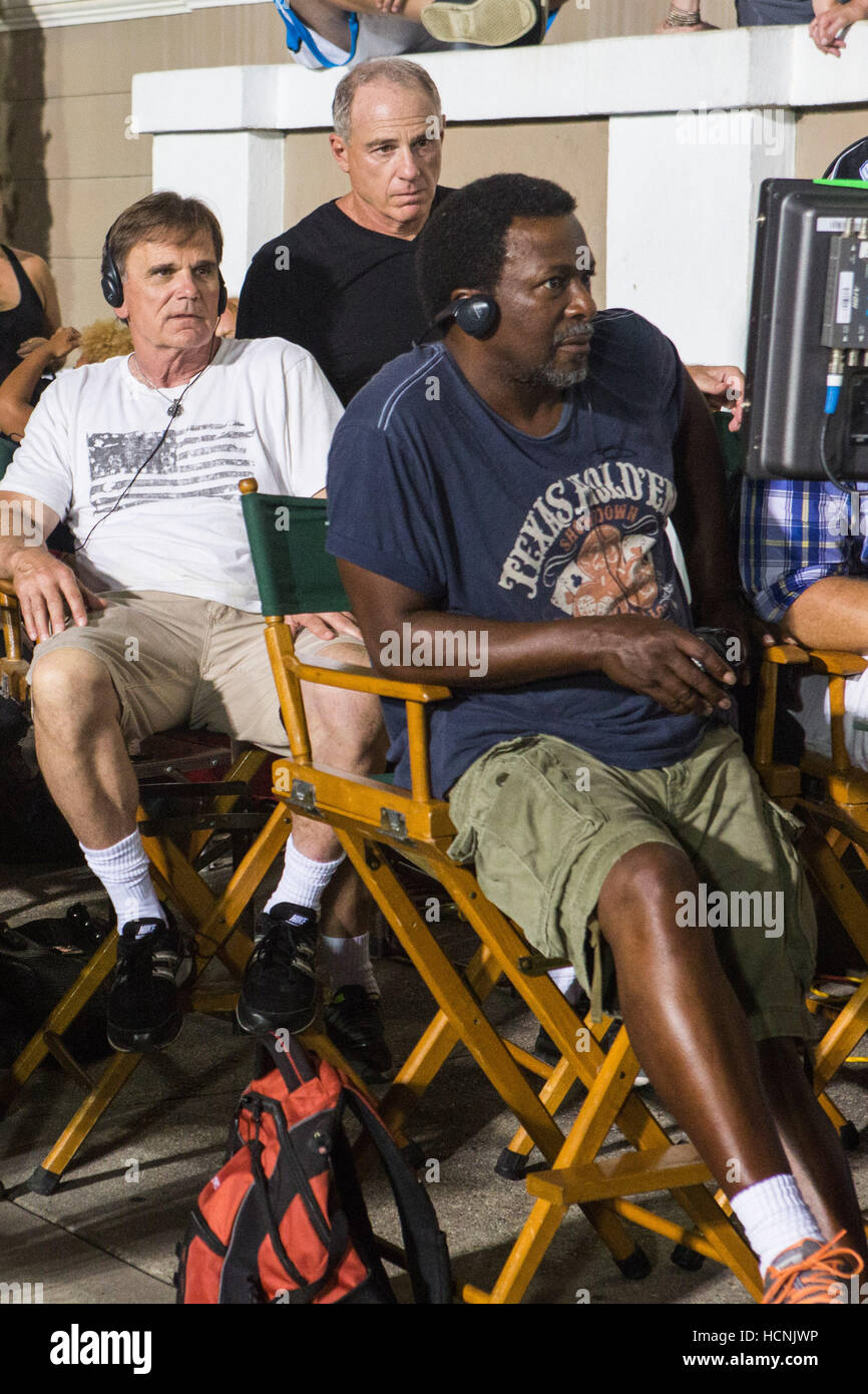 WHEN THE GAME STANDS TALL, from left: coach Bob Ladouceur, producer ...