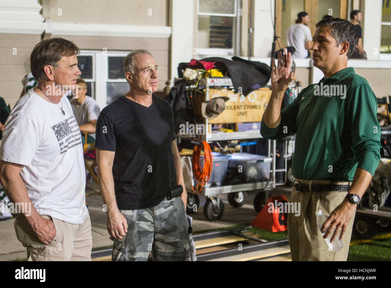 WHEN THE GAME STANDS TALL, from left: coach Bob Ladouceur, producer ...