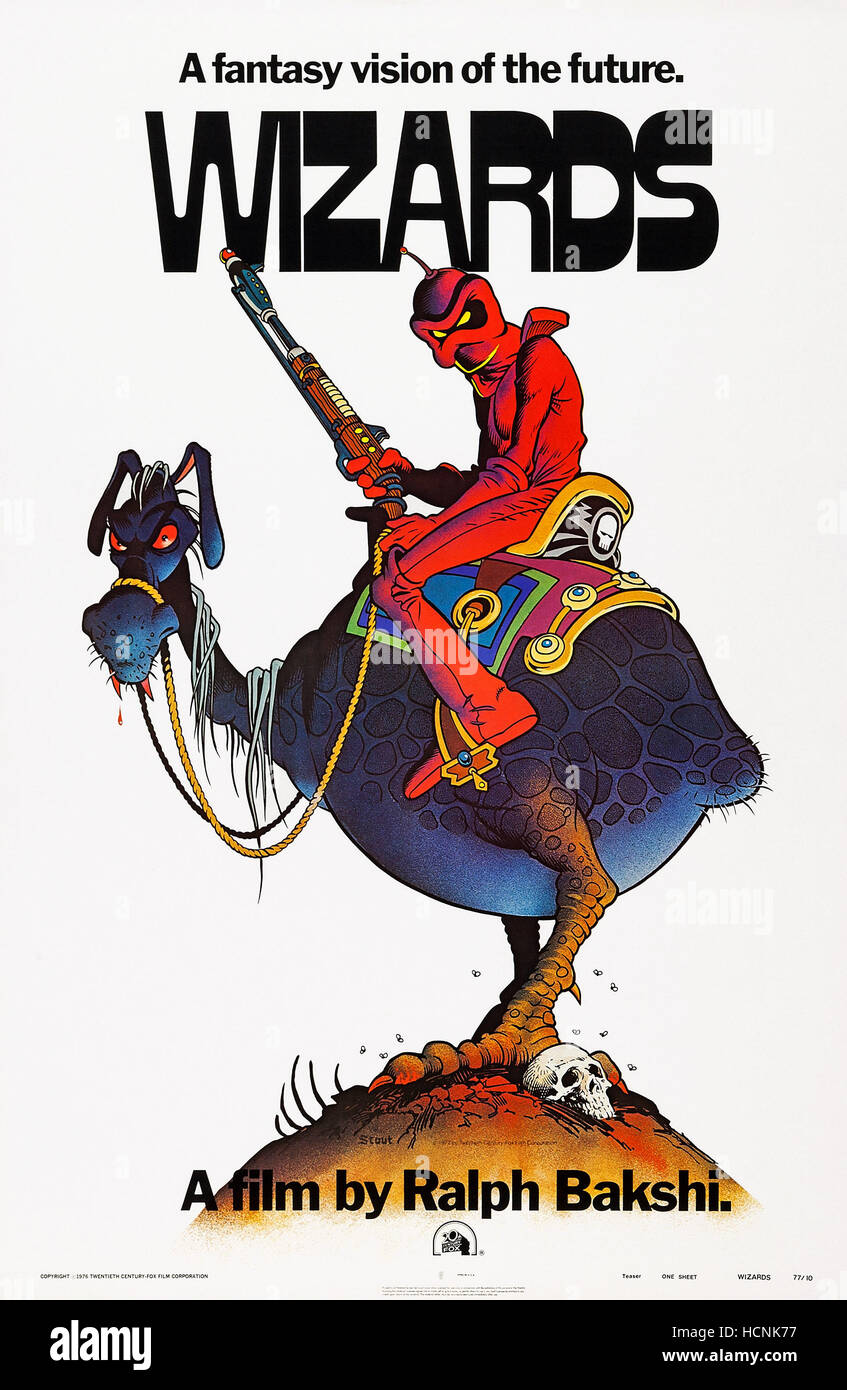 WIZARDS, US poster, 1977, TM & Copyright © 20th Century Fox Film Corp ...