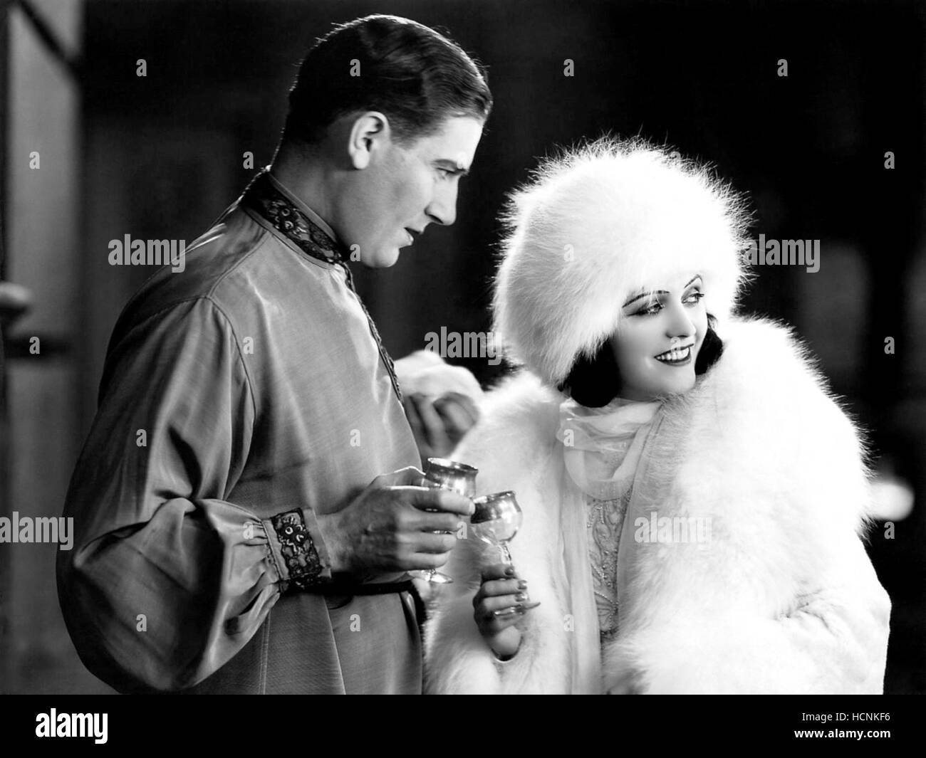 THE WOMAN FROM MOSCOW, from left: Paul Lukas, Pola Negri, 1928 Stock ...