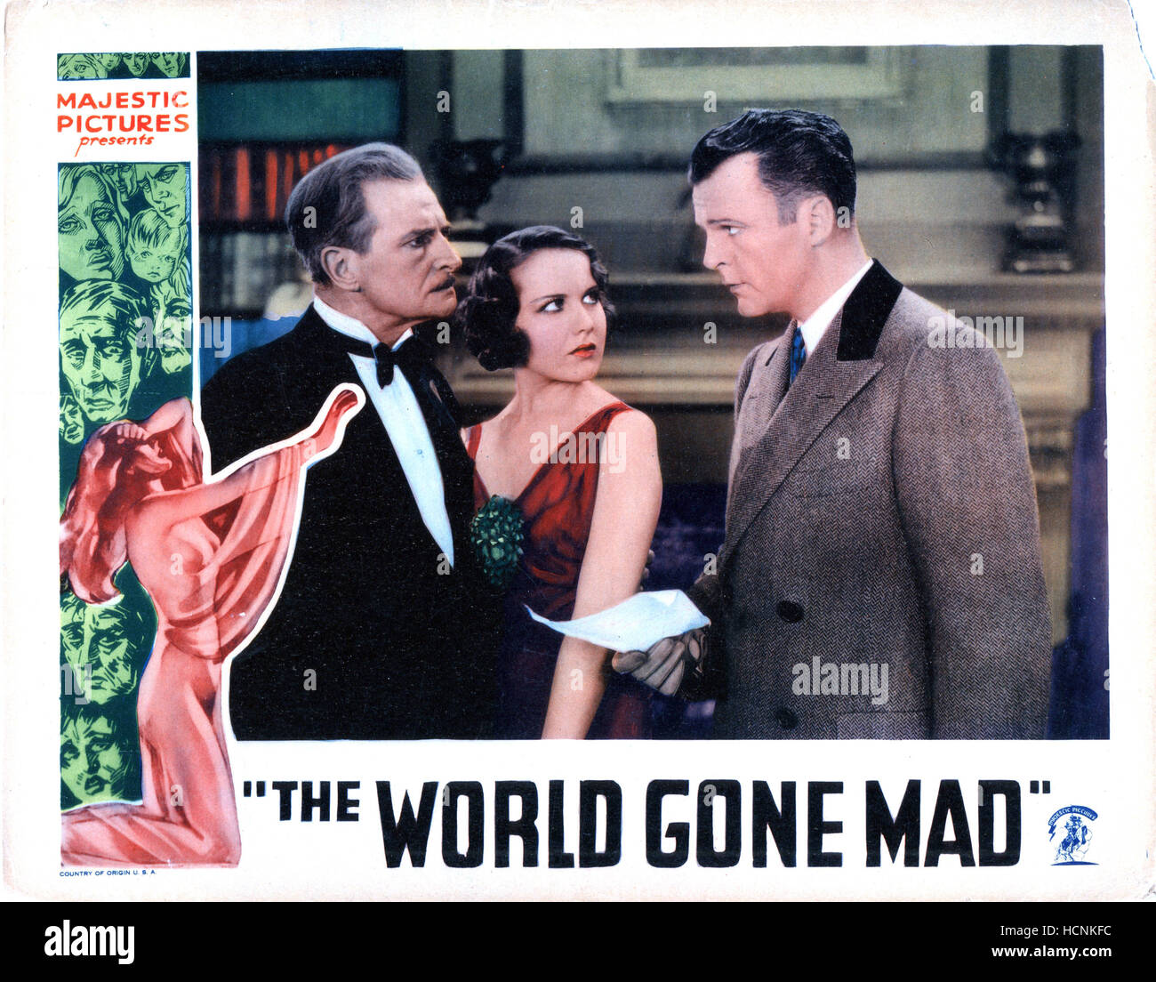 THE WORLD GONE MAD, John St. Polis, Mary Brian, Neil Hamilton, 1933 ...
