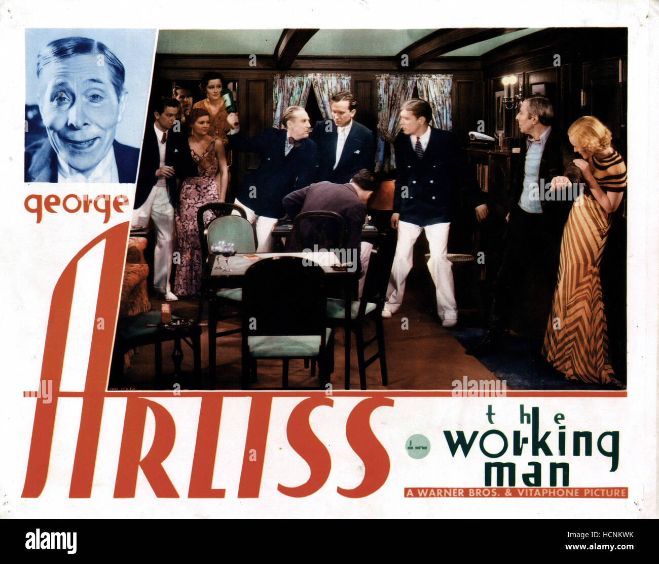 THE WORKING MAN, George Arliss, also right with Bette Davis, 1933 Stock ...