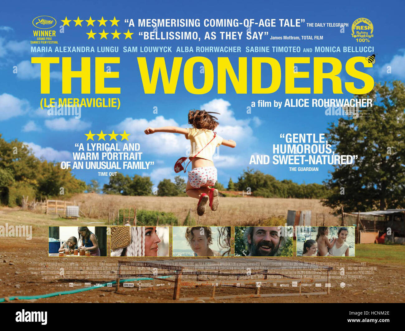 THE WONDERS, (aka LE MERAVIGLIE), British poster, Monica Bellucci (left ...