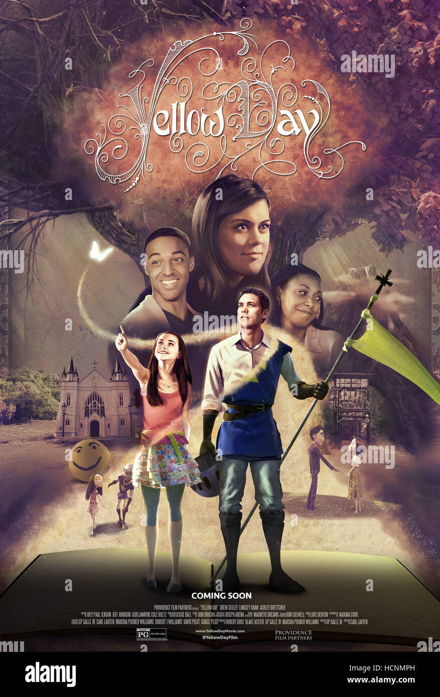 YELLOW DAY, poster, clockwise from top left: Akeem Smith, Lindsey Shaw ...