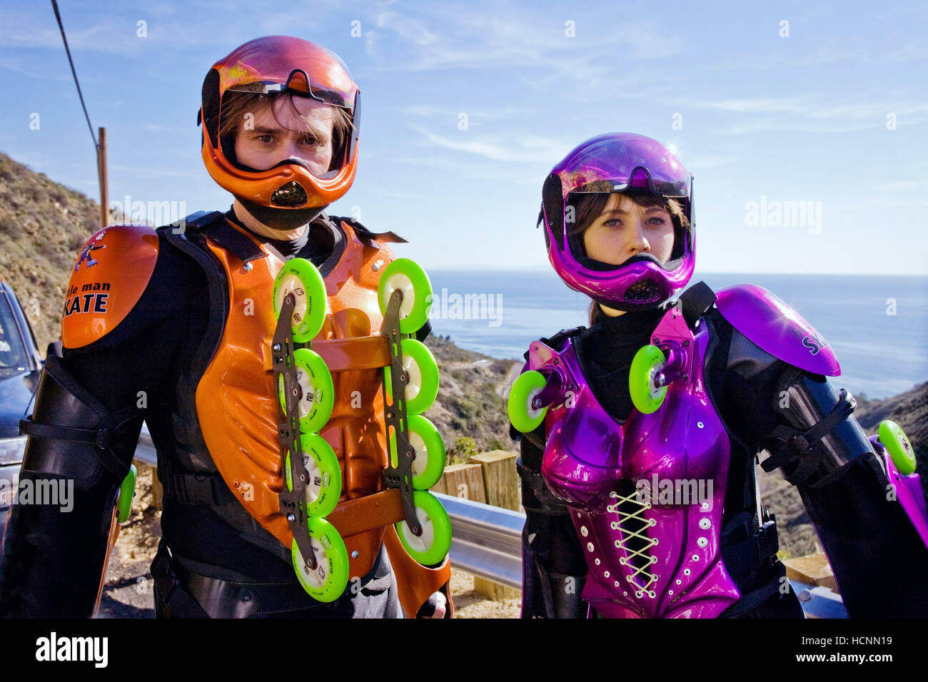 Yes man jim carrey zooey hi-res stock photography and images - Alamy