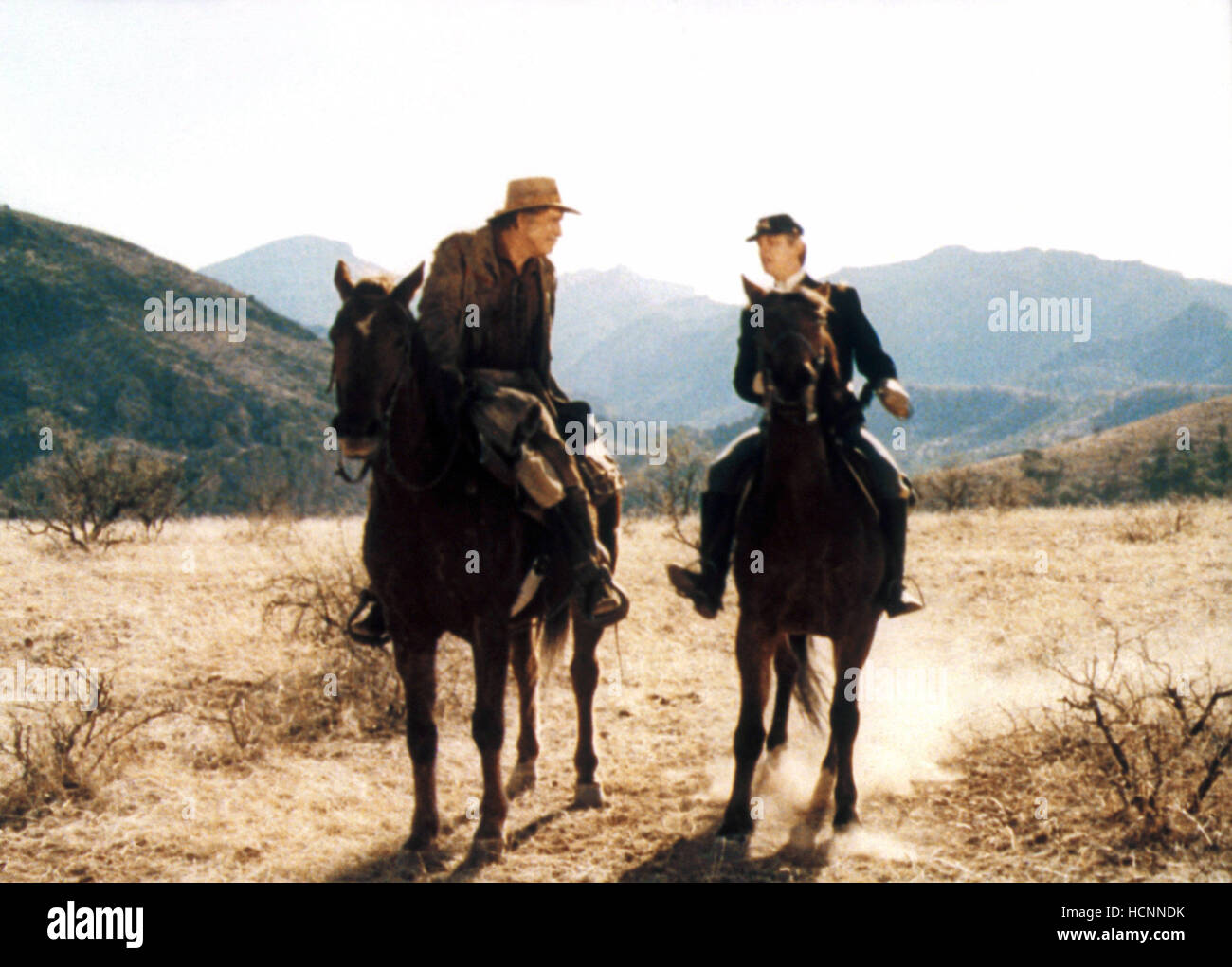 ULZANA'S RAID, from left: Burt Lancaster, Bruce Davison, 1972 Stock ...