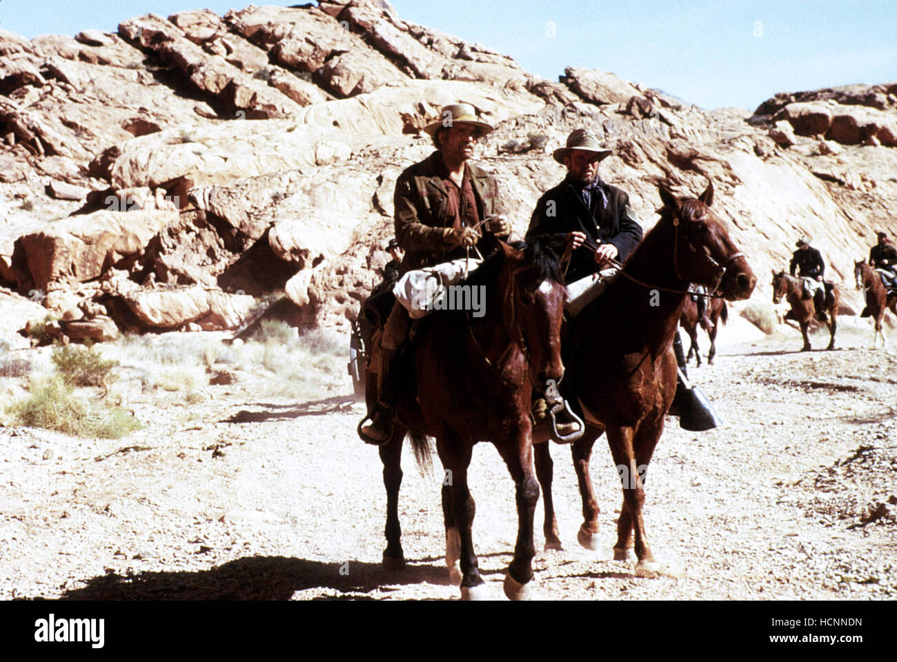 ULZANA'S RAID, from left: Burt Lancaster, Richard Jaeckel, 1972 Stock ...