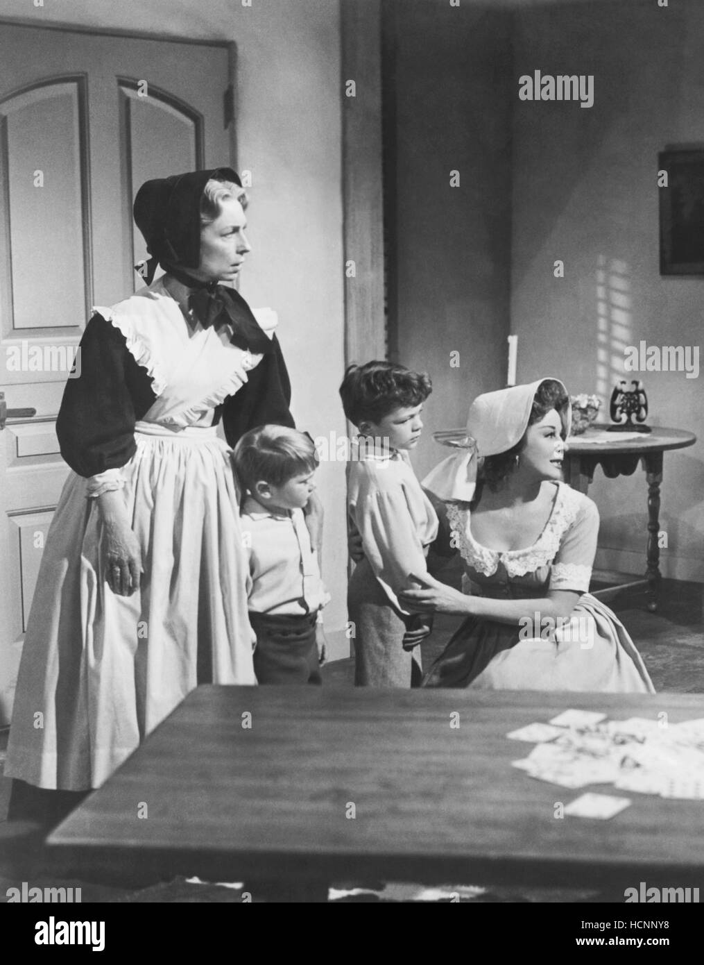 UNTAMED, from left: Agnes Moorehead, Kevin Corcoran, Christian Paques ...