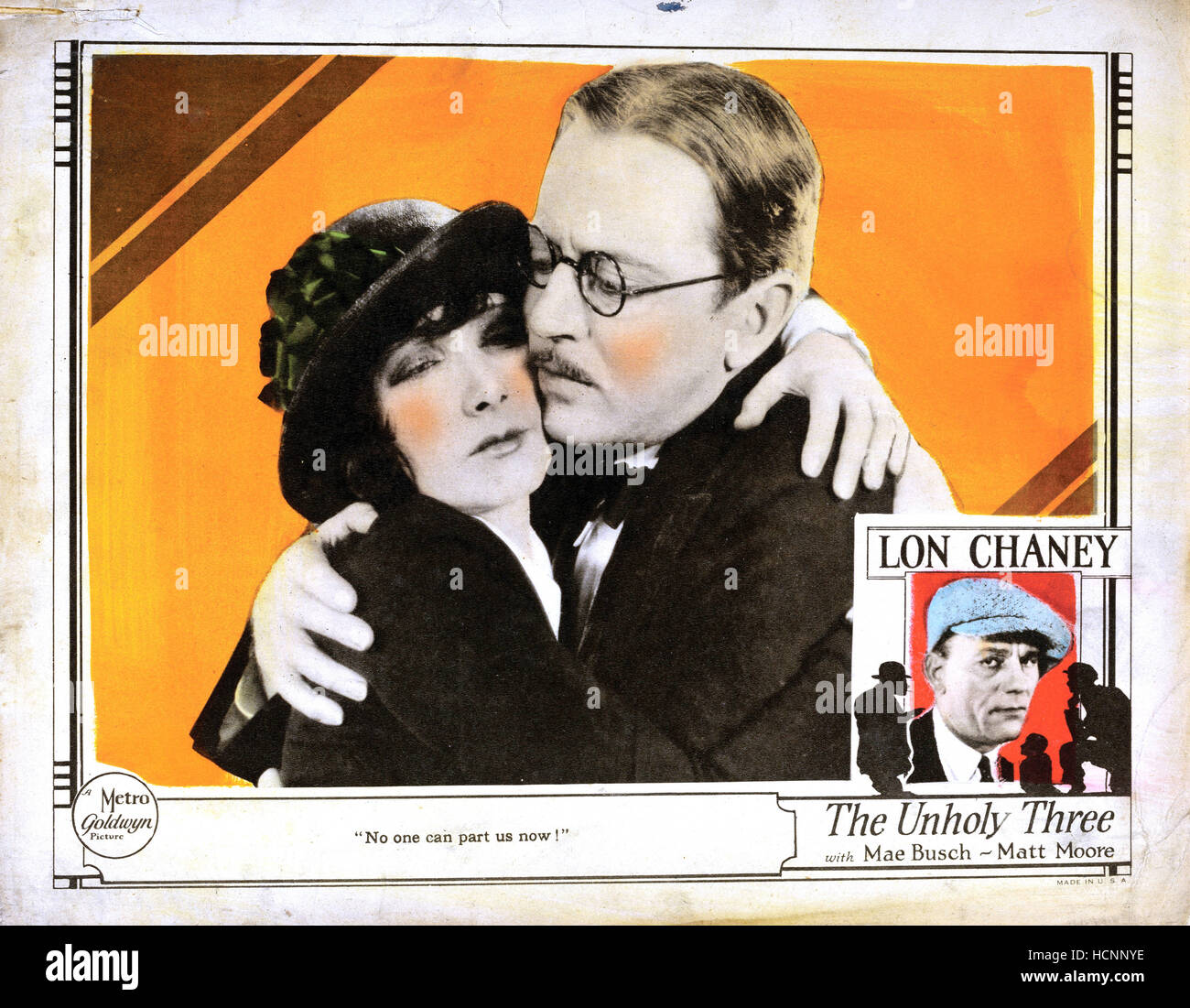 THE UNHOLY THREE, Mae Busch, Matt Moore, Lon Chaney, 1925 Stock Photo ...