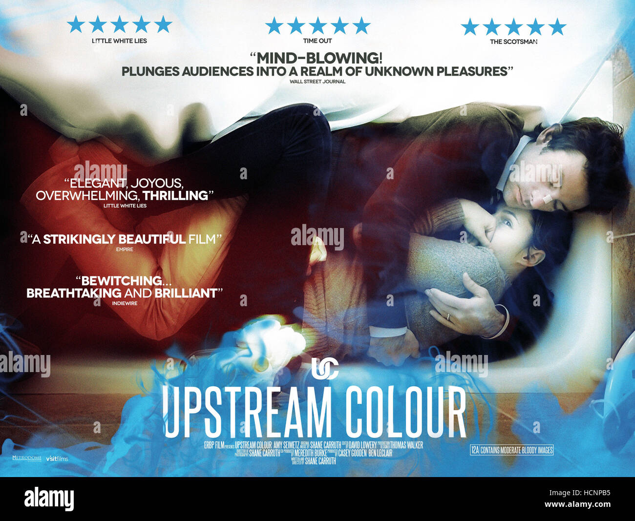 UPSTREAM COLOR, poster art, from top: Shane Carruth, Amy Seimetz, 2013 ...