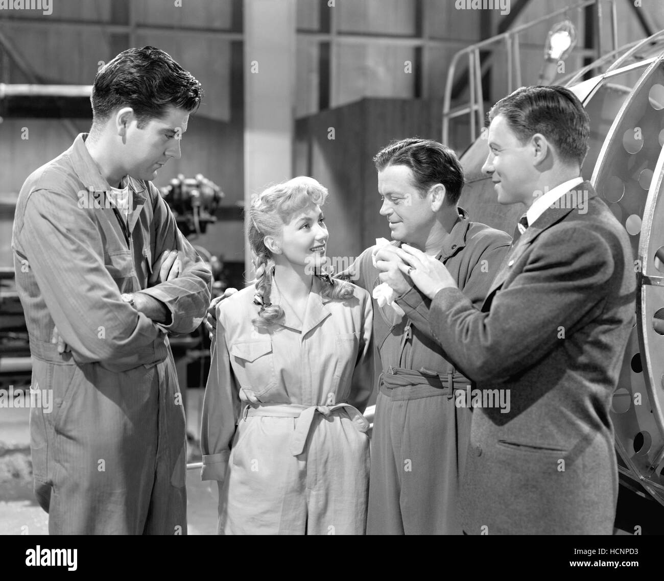 UP GOES MAISIE, from left: Lewis Howard, Ann Sothern, Murray Alper ...