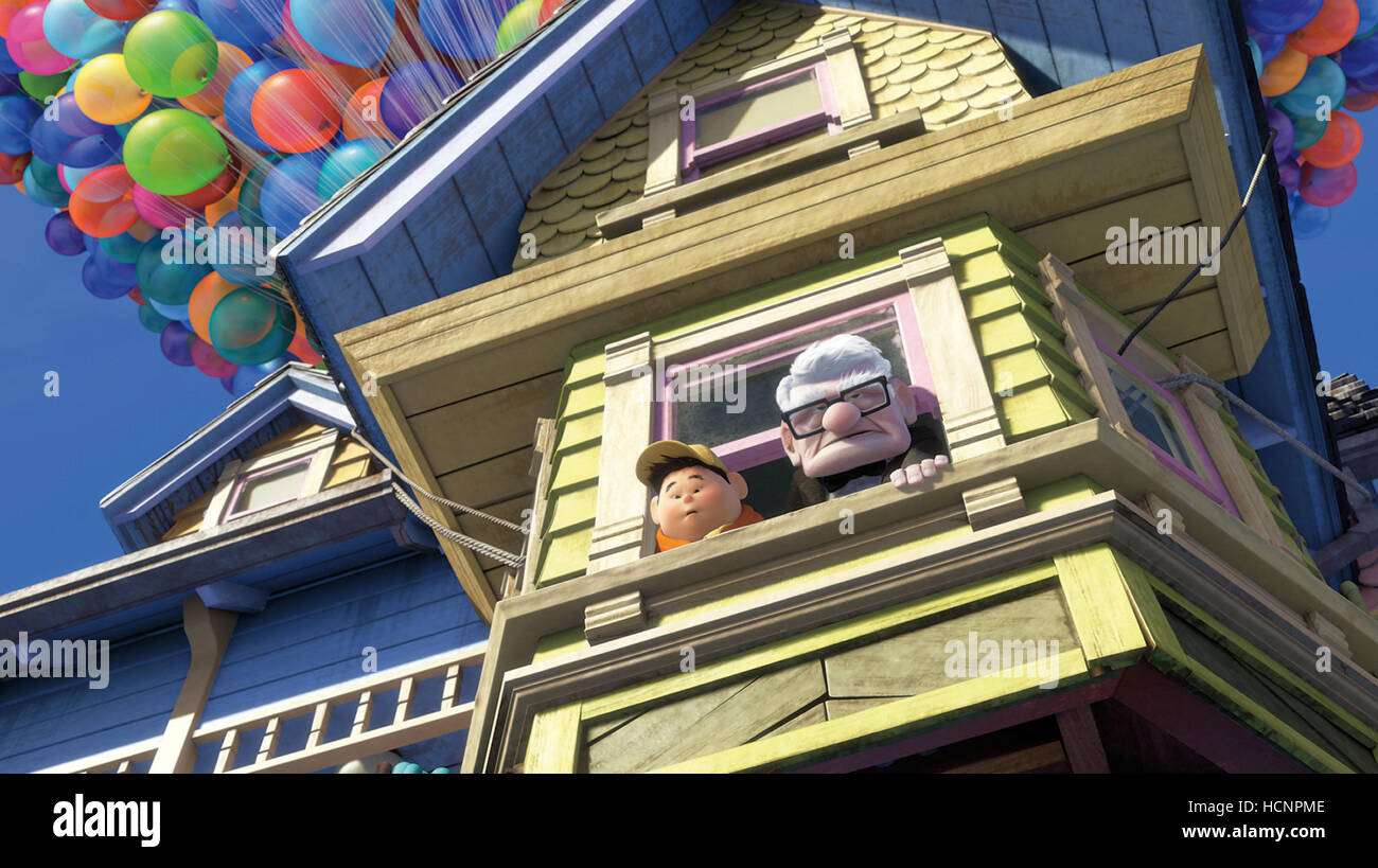 UP, from left: Russell, Carl (voice: Edward Asner), 2009. ©Walt Disney ...