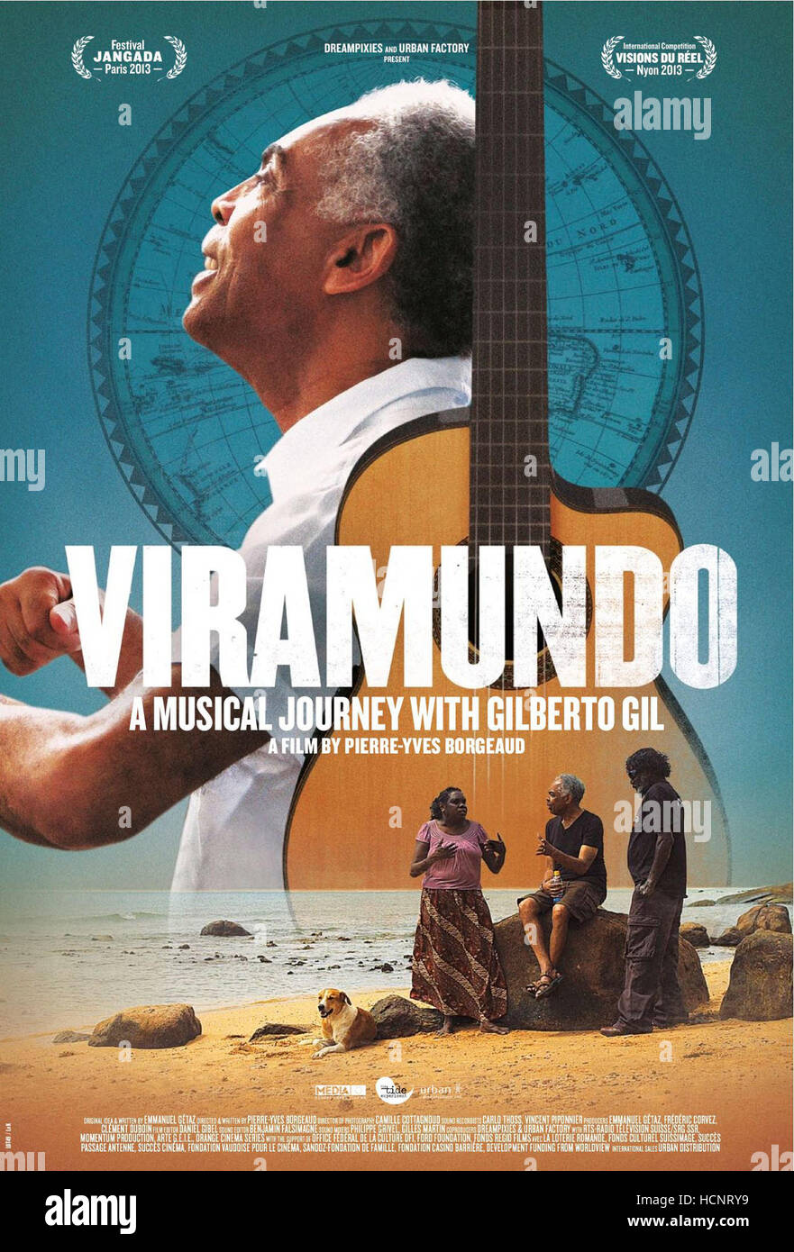 VIRAMUNDO, international poster art, top: Gilberto Gil, 2013. ©Urban ...