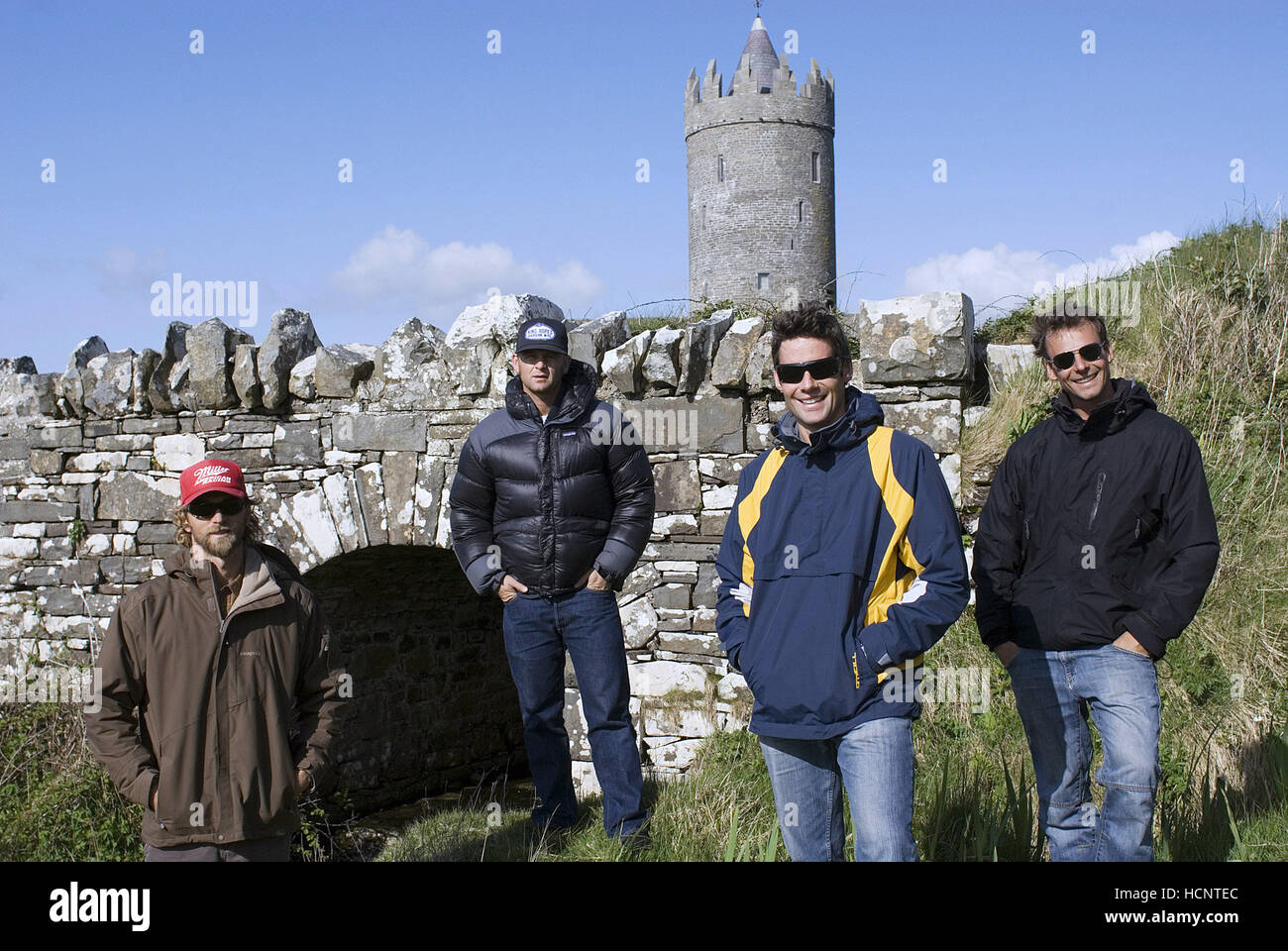 WAVERIDERS, from left: Keith Malloy, Chris Malloy, Richard Fitzgerald ...