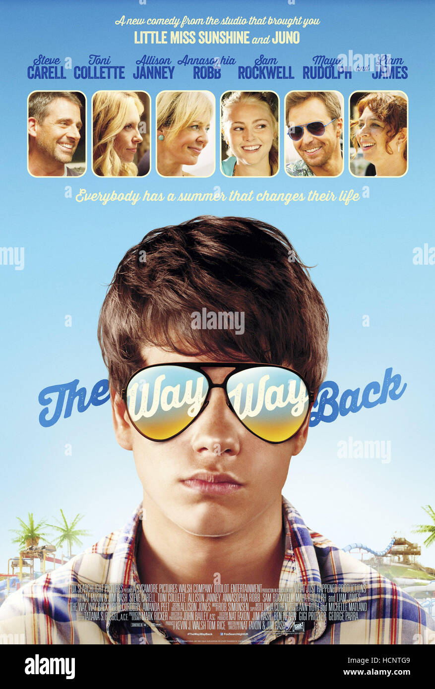 THE WAY, WAY BACK, top l-r: Steve Carell, Toni Collette, Allison Janney ...