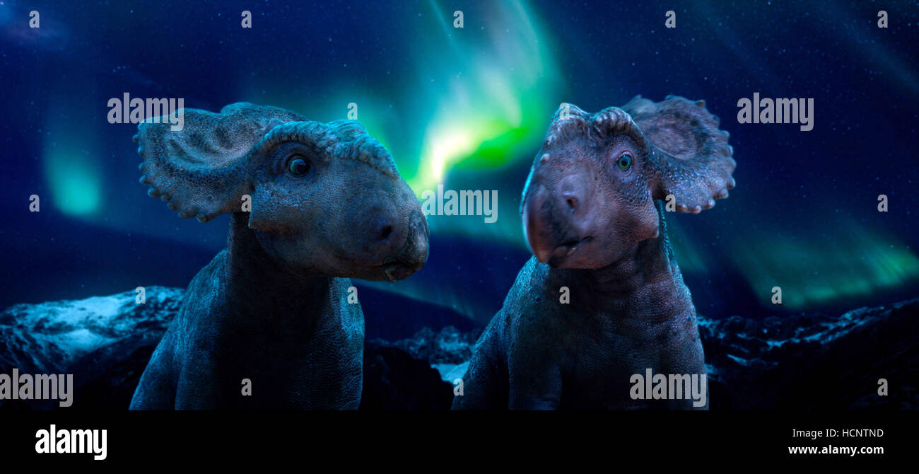 WALKING WITH DINOSAURS 3D, from left: Patchi, Juniper, 2013, TM and ...