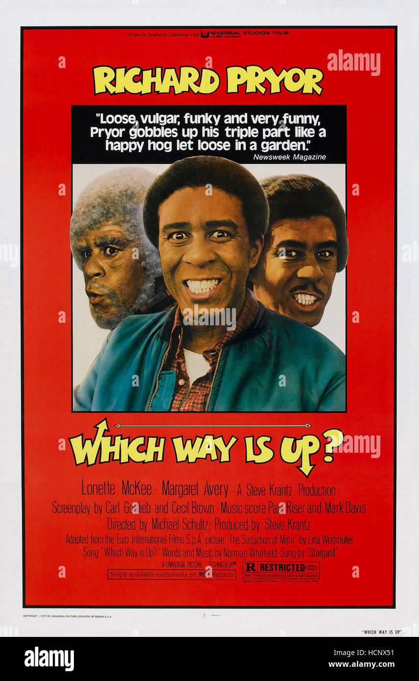 WHICH WAY IS UP?, US poster, Richard Pryor, 1977 Stock Photo - Alamy