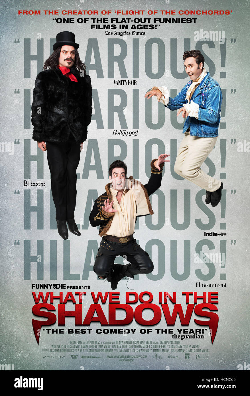 WHAT WE DO IN THE SHADOWS, US poster art, from left: Jermaine Clement ...