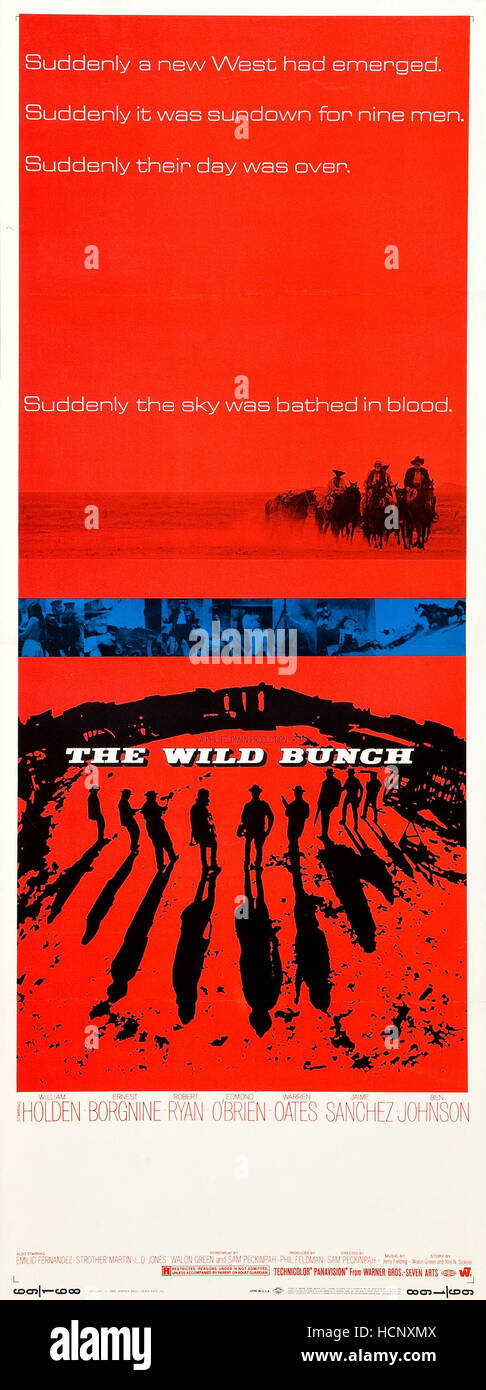 THE WILD BUNCH, poster art, 1969 Stock Photo - Alamy