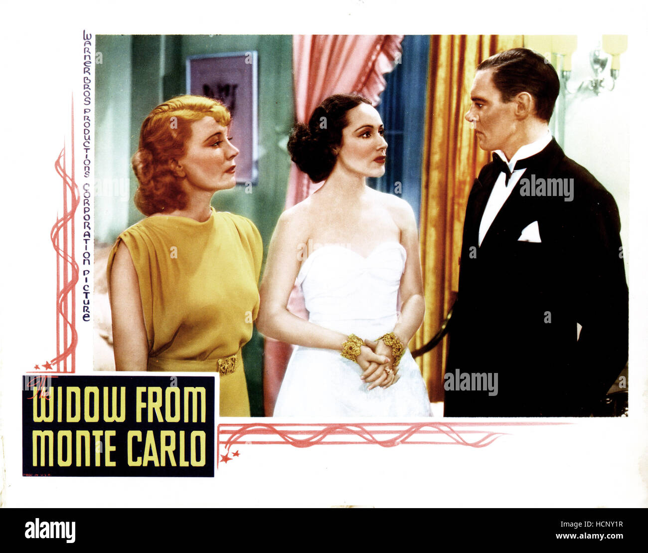 THE WIDOW FROM MONTE CARLO, from left: Viva Tattersall, Dolores del Rio ...