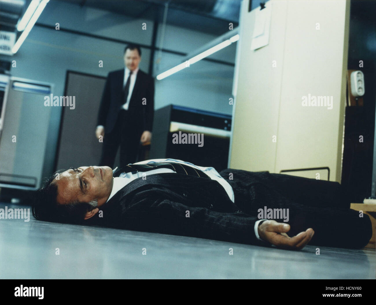 WORLD ON A WIRE, (aka WELT AM DRAHT), Adrian Hoven (front), Ivan Desny ...