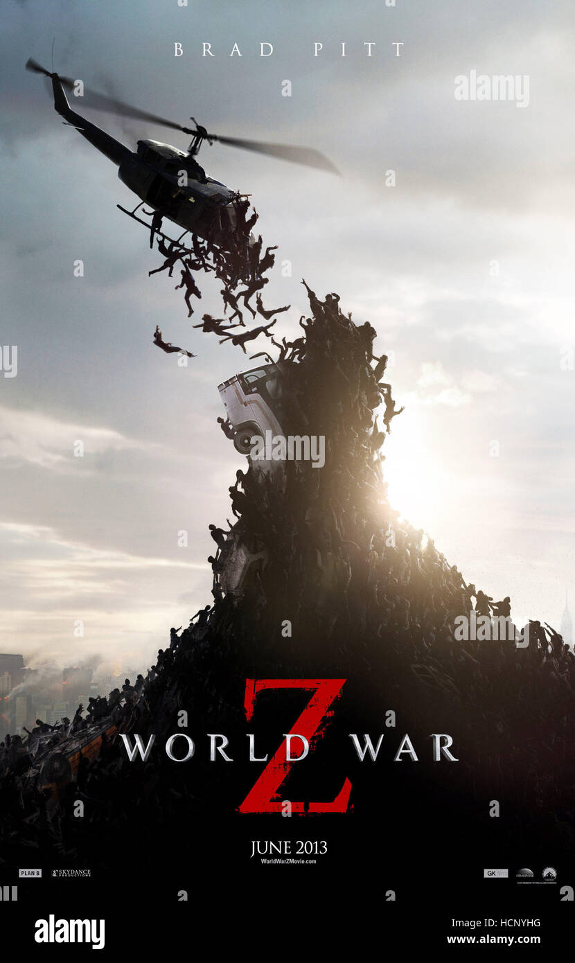 WORLD WAR Z, US advance poster, 2013, ©Paramount Pictures/courtesy ...