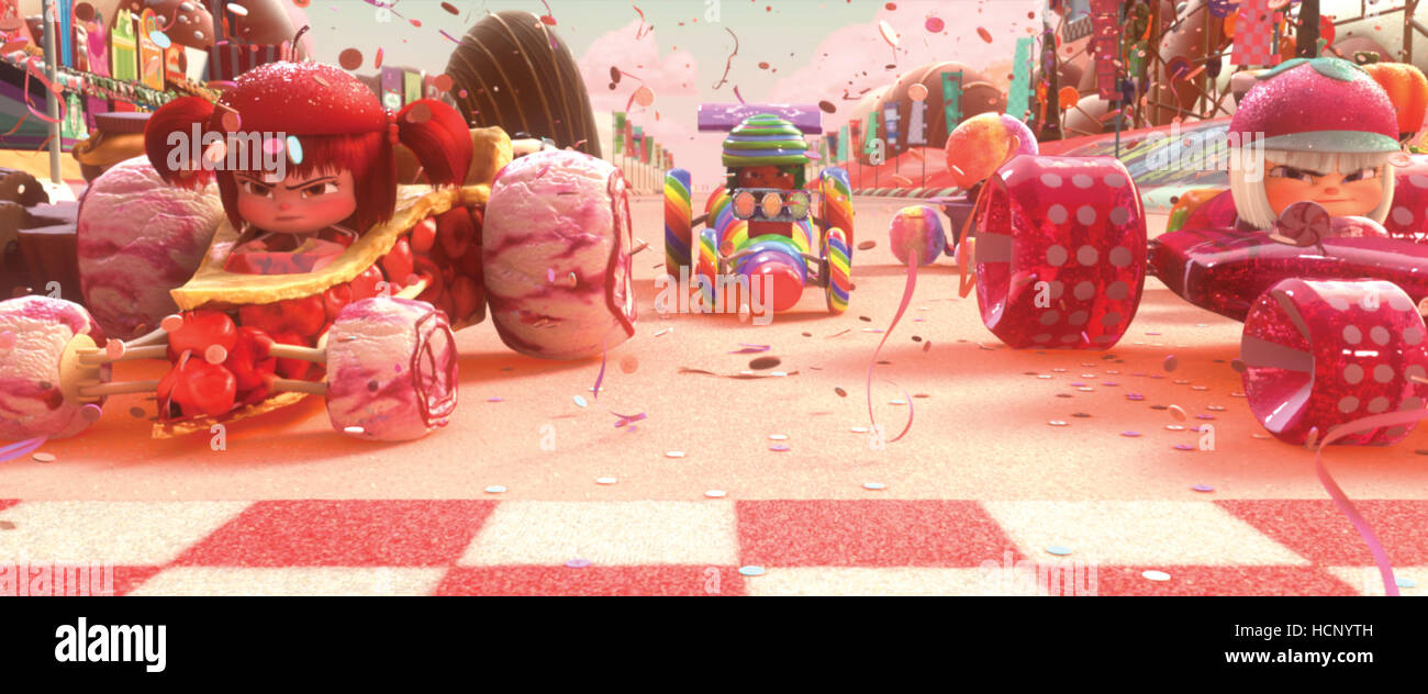 WRECK-IT RALPH, from left: Jubileena Bing-Bing, Swizzle 'The Swizz ...