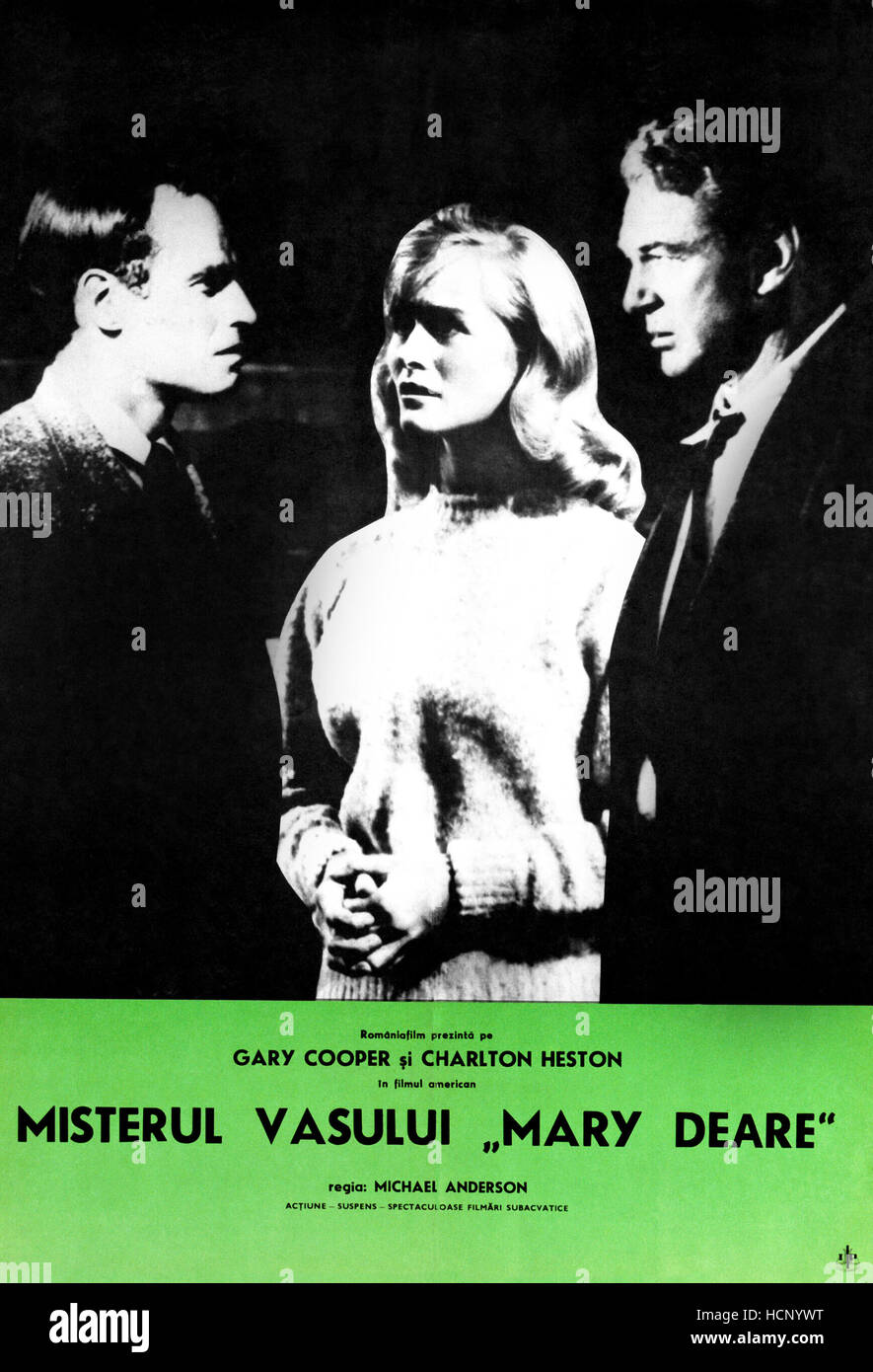 THE WRECK OF THE MARY DEARE, from left: Charlton Heston, Virginia ...