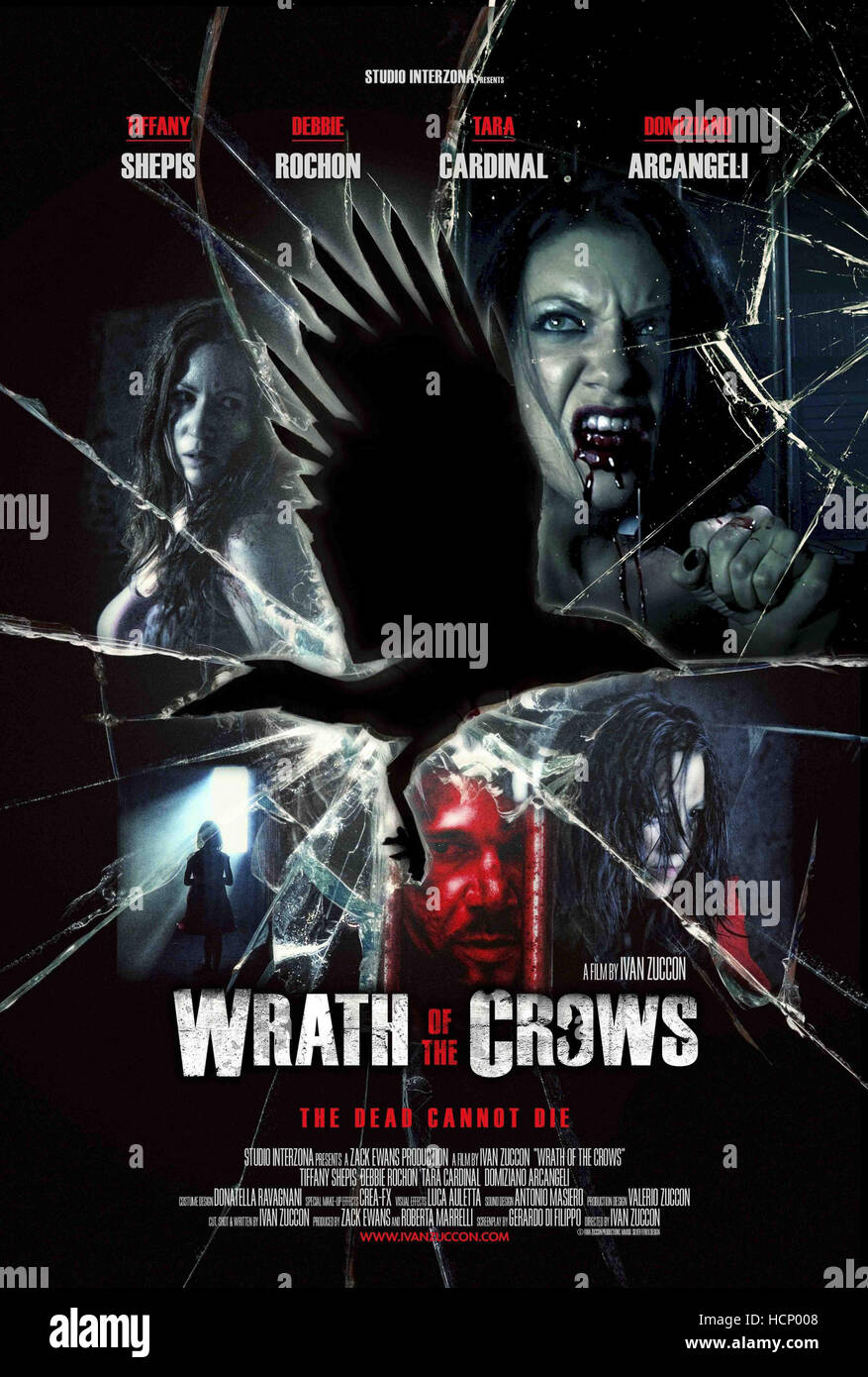 WRATH OF THE CROWS, International poster, Tiffany Shepis, Domiziano ...