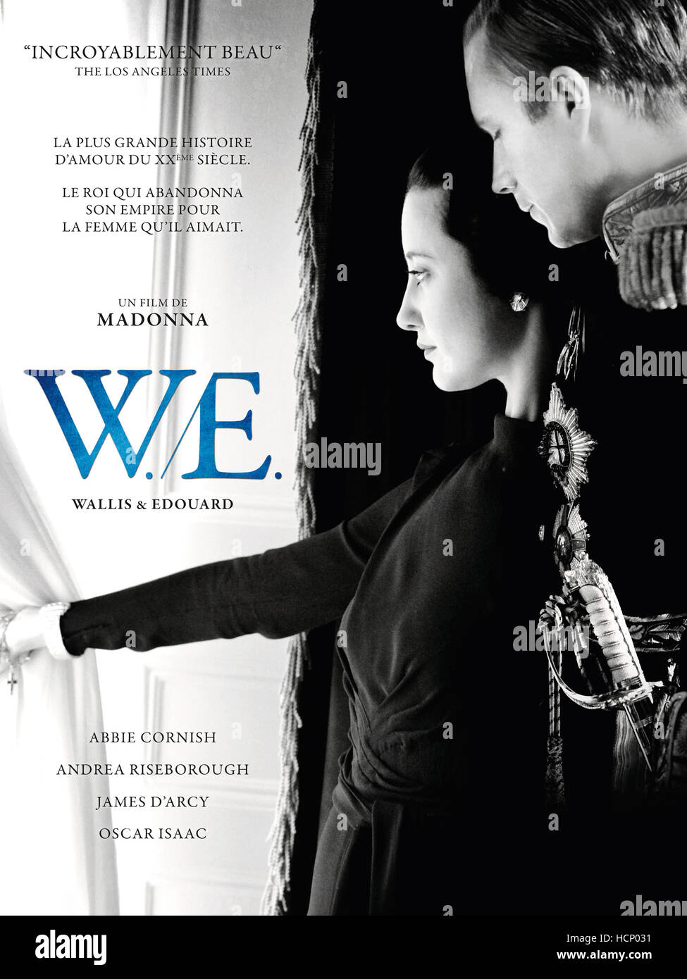 W.E., French poster art, from left: Andrea Riseborough as Wallis ...