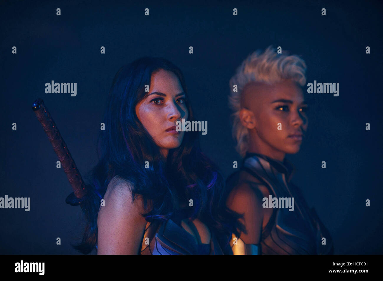 X-MEN: APOCALYPSE, from left: Olivia Munn, as Psylocke, Alexandra Shipp ...