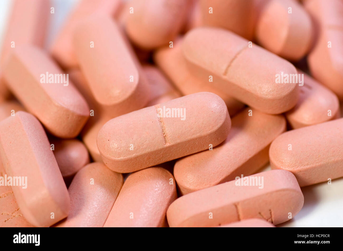 Medical tablets isolated on white background Stock Photo - Alamy