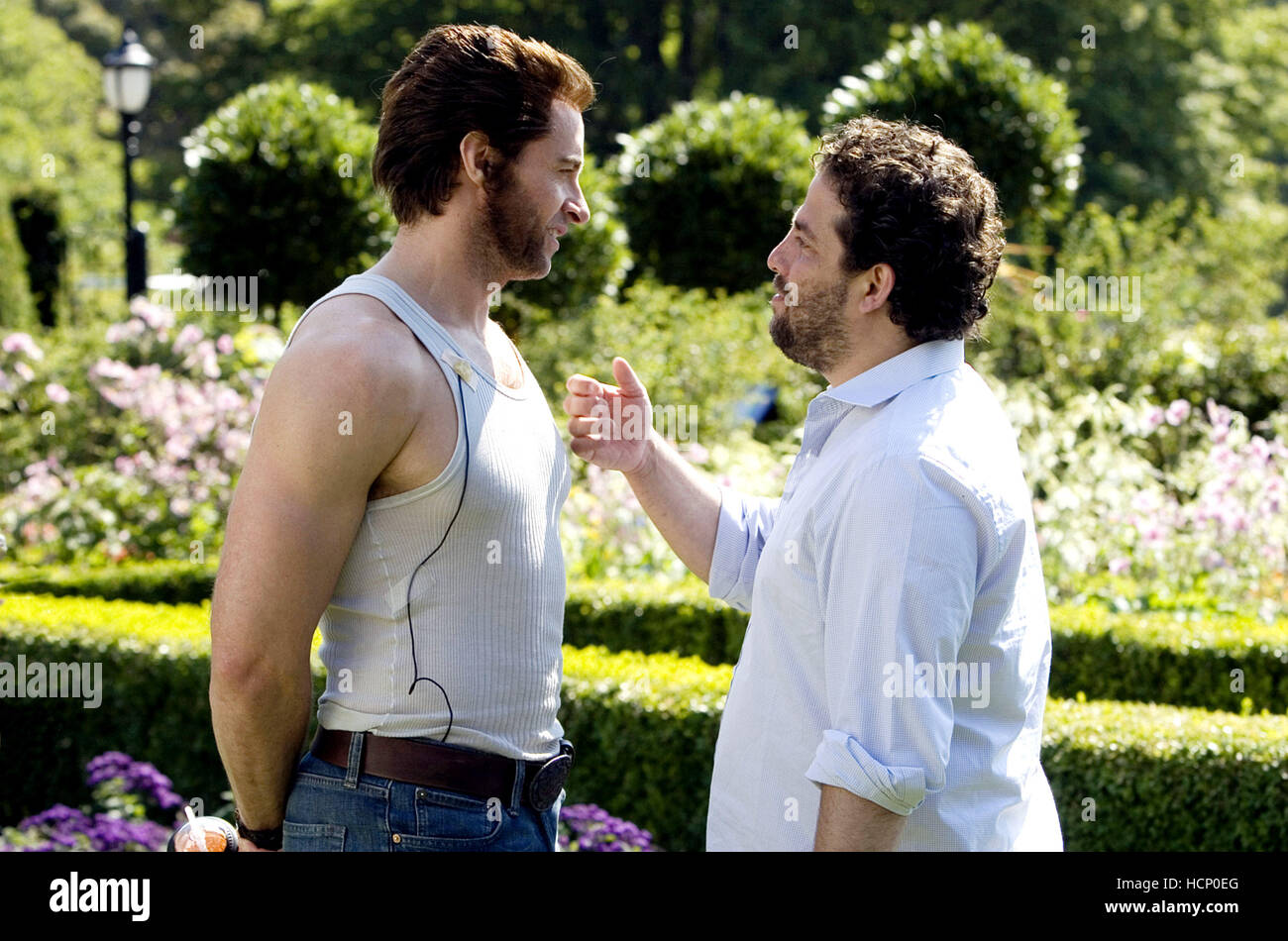 X-MEN: THE LAST STAND, (aka X-MEN 3), Hugh Jackman, director Brett Ratner, on set, 2006, TM ...