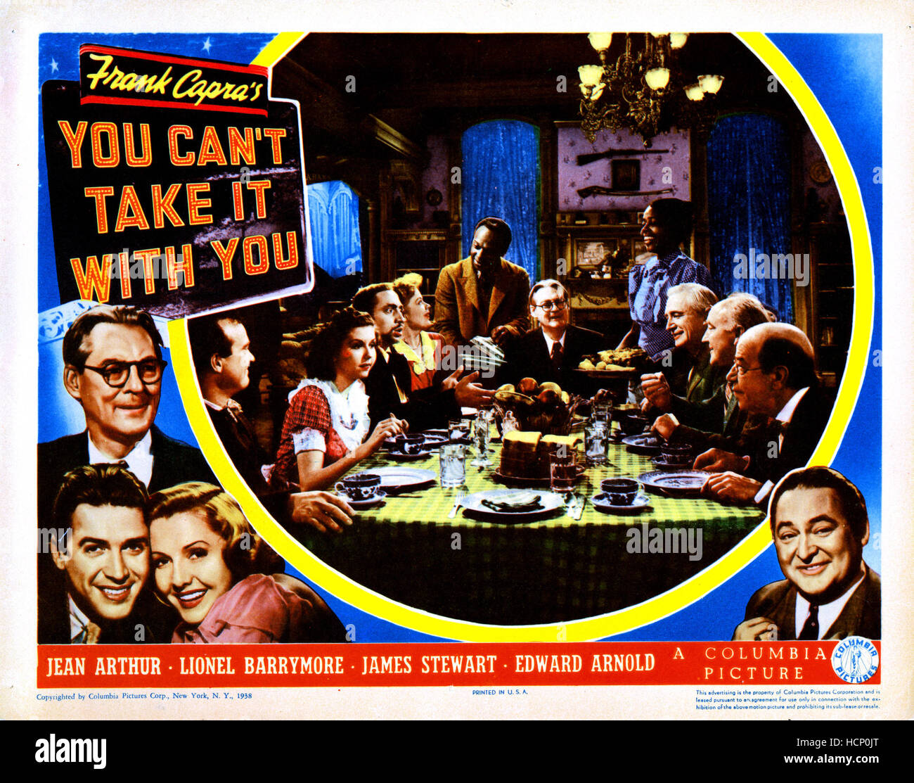 YOU CAN'T TAKE IT WITH YOU, Lionel Barrymore, James Stewart, Jean ...